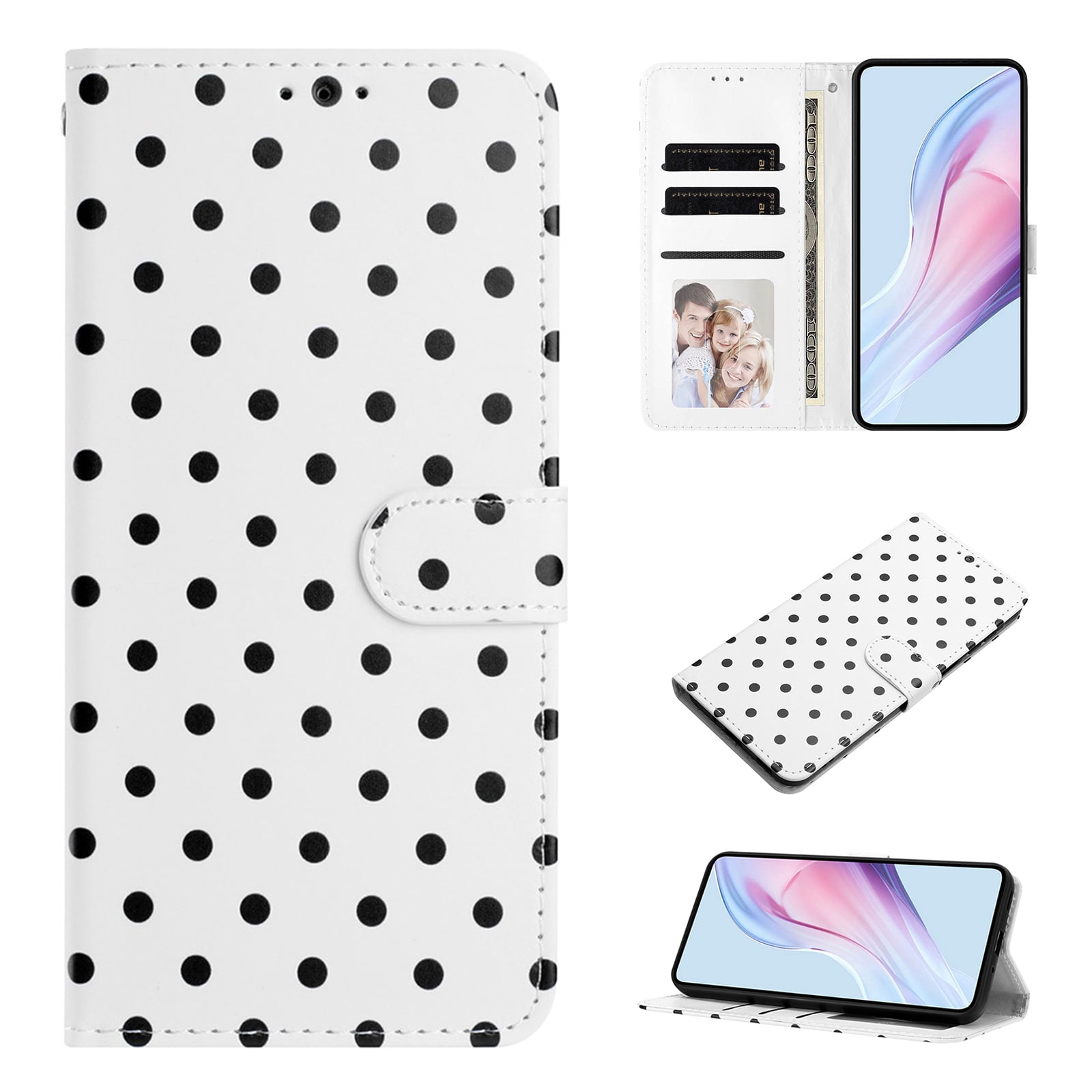 for Google Pixel 8 Pro Wallet Case, PU Leather + TPU Phone Cover with ...