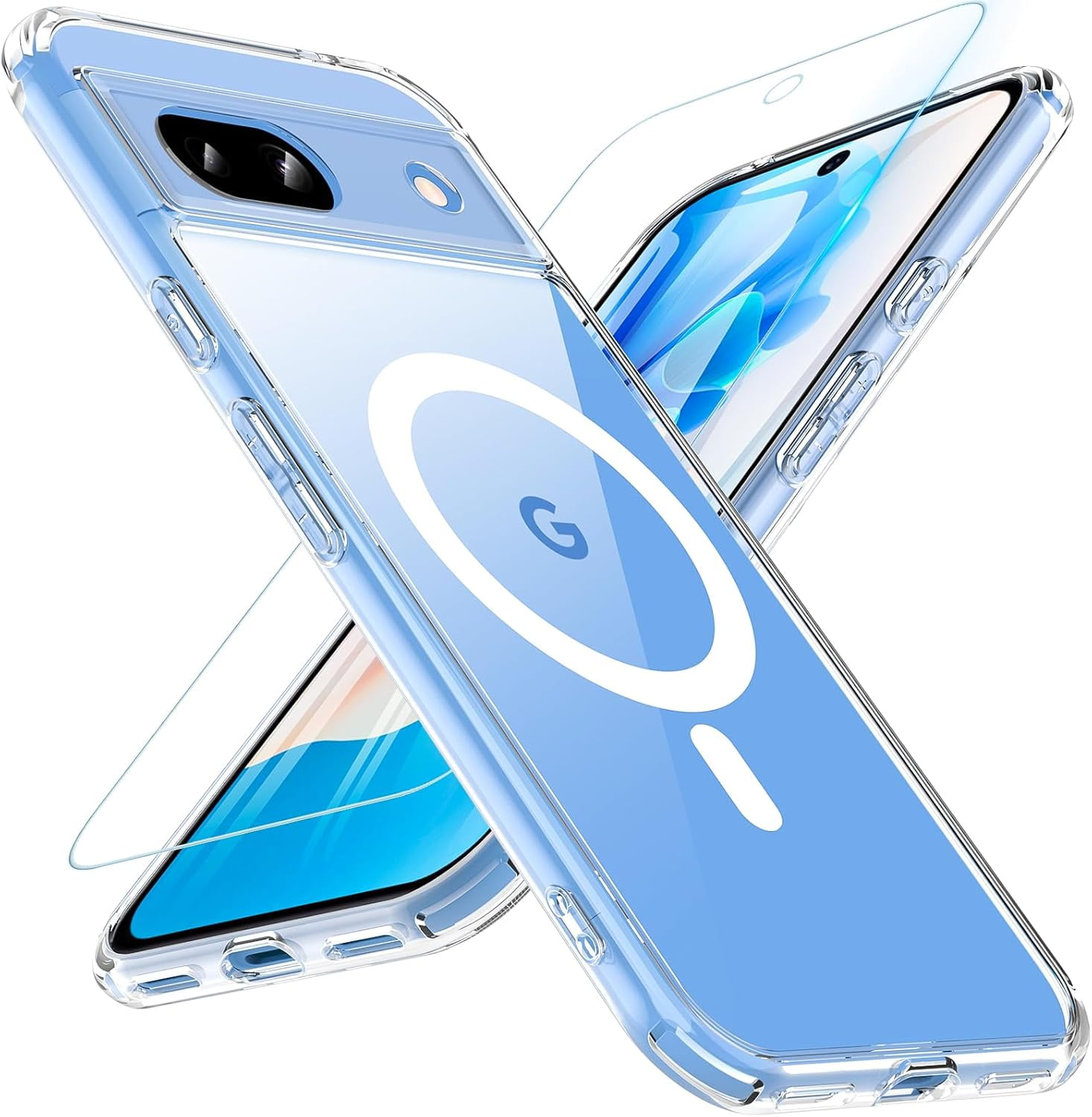 for Google Pixel 8A Case Magnetic, Google Pixel 8A Phone Case with ...