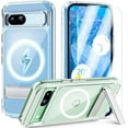 for Google Pixel 8A Case Magnetic with Screen Protector【Built in Metal ...
