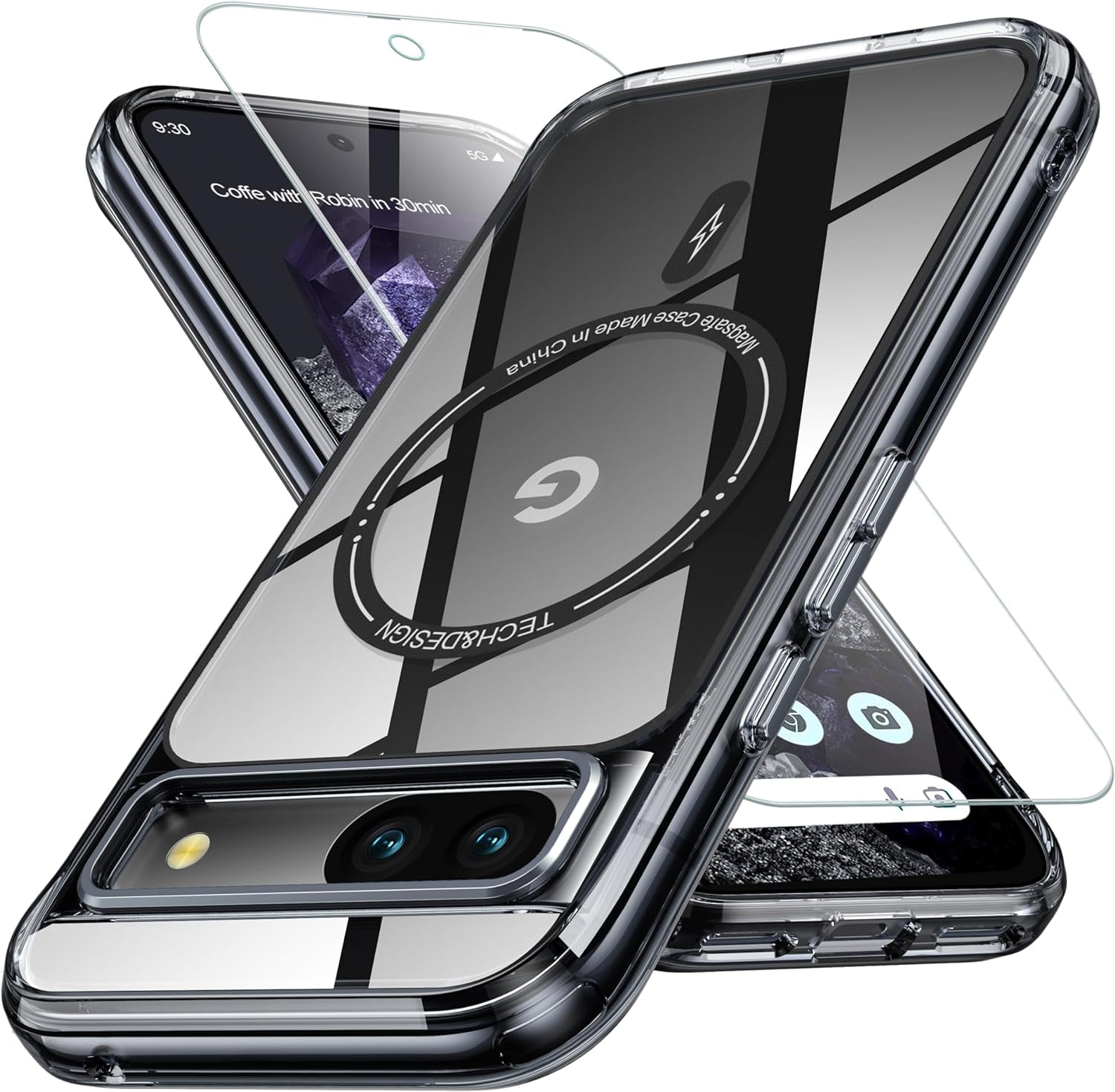 for Google Pixel 8A Case Magsafe[Strong N52 ][1pcsX Screen Protector ...