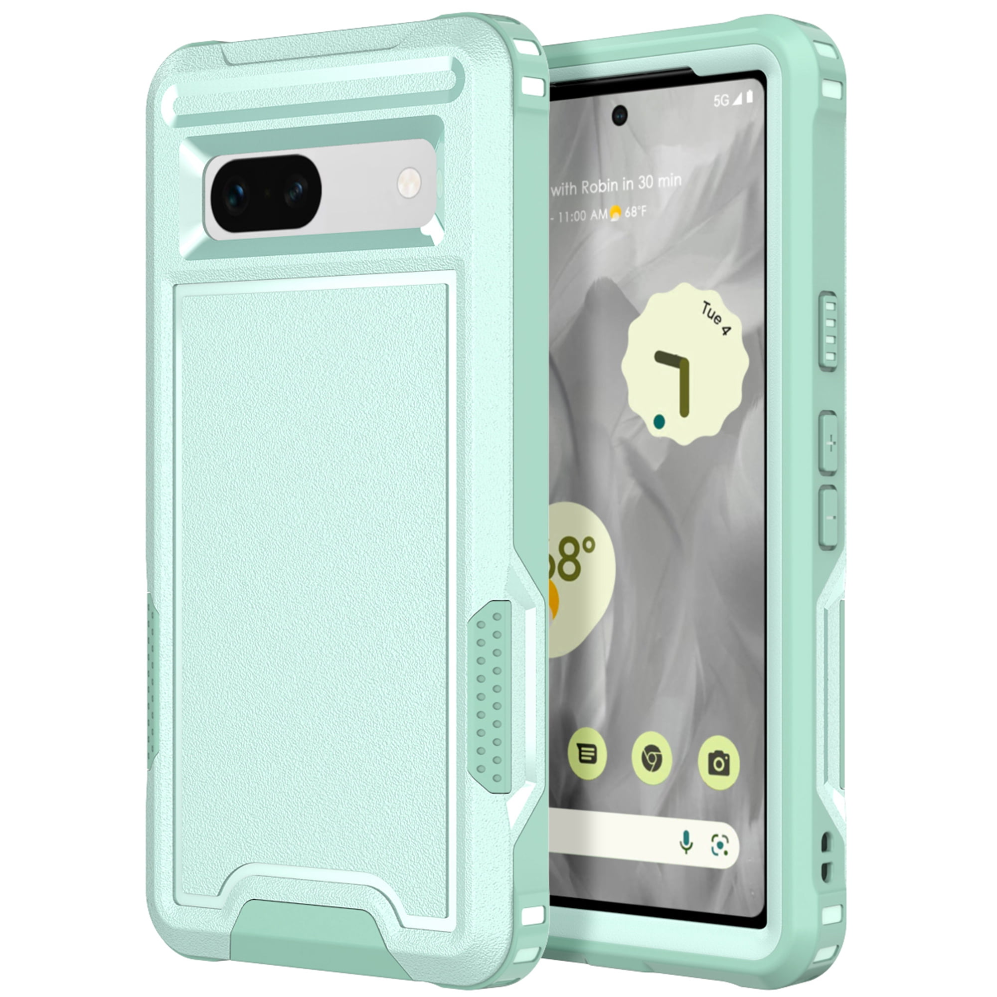 for Google Pixel 8A Case, [Shockproof] [Anti-Dust] [Heavy Duty Military ...
