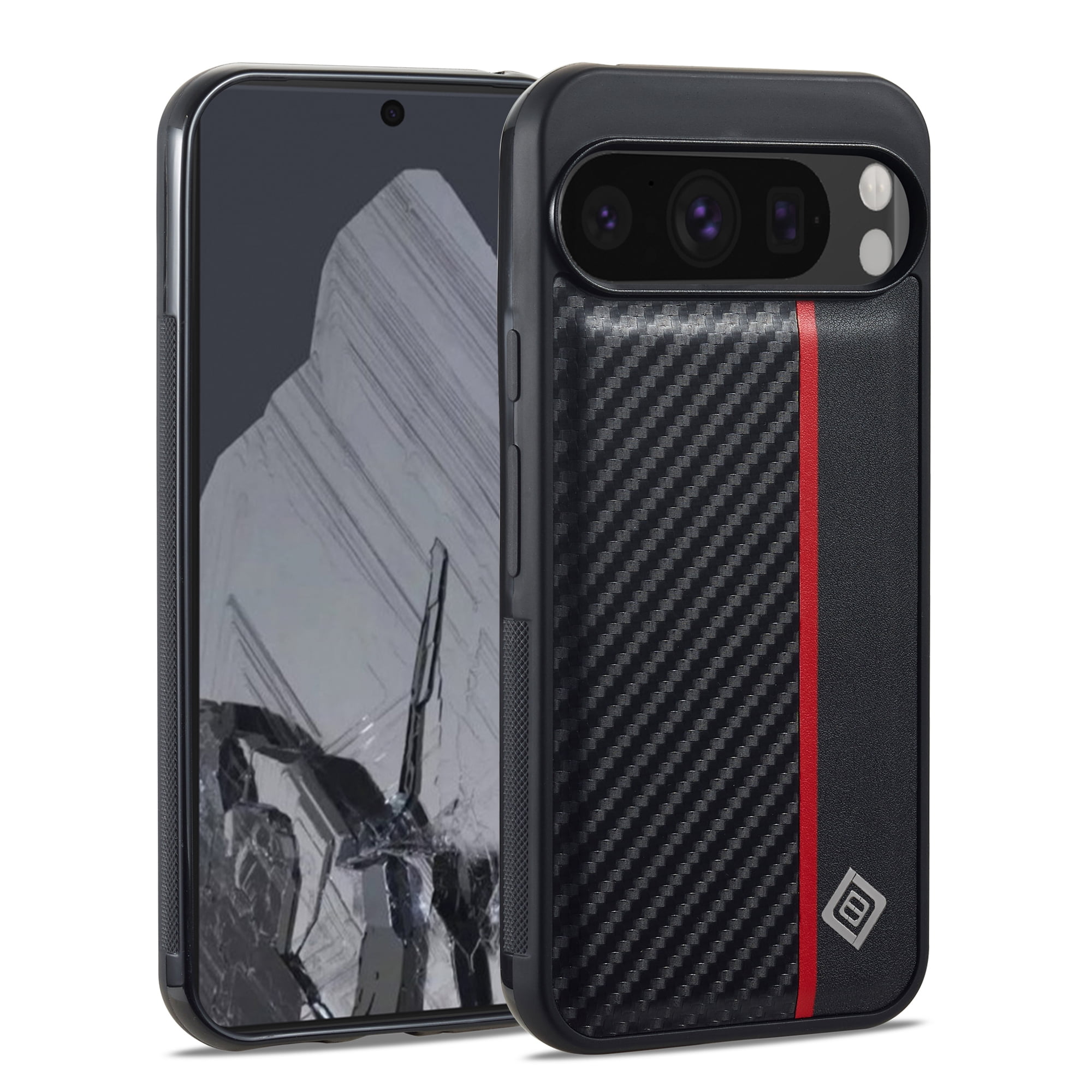 for Google Pixel 9 / 9 Pro Aramid Fiber Case, Luxury Carbon Fiber ...