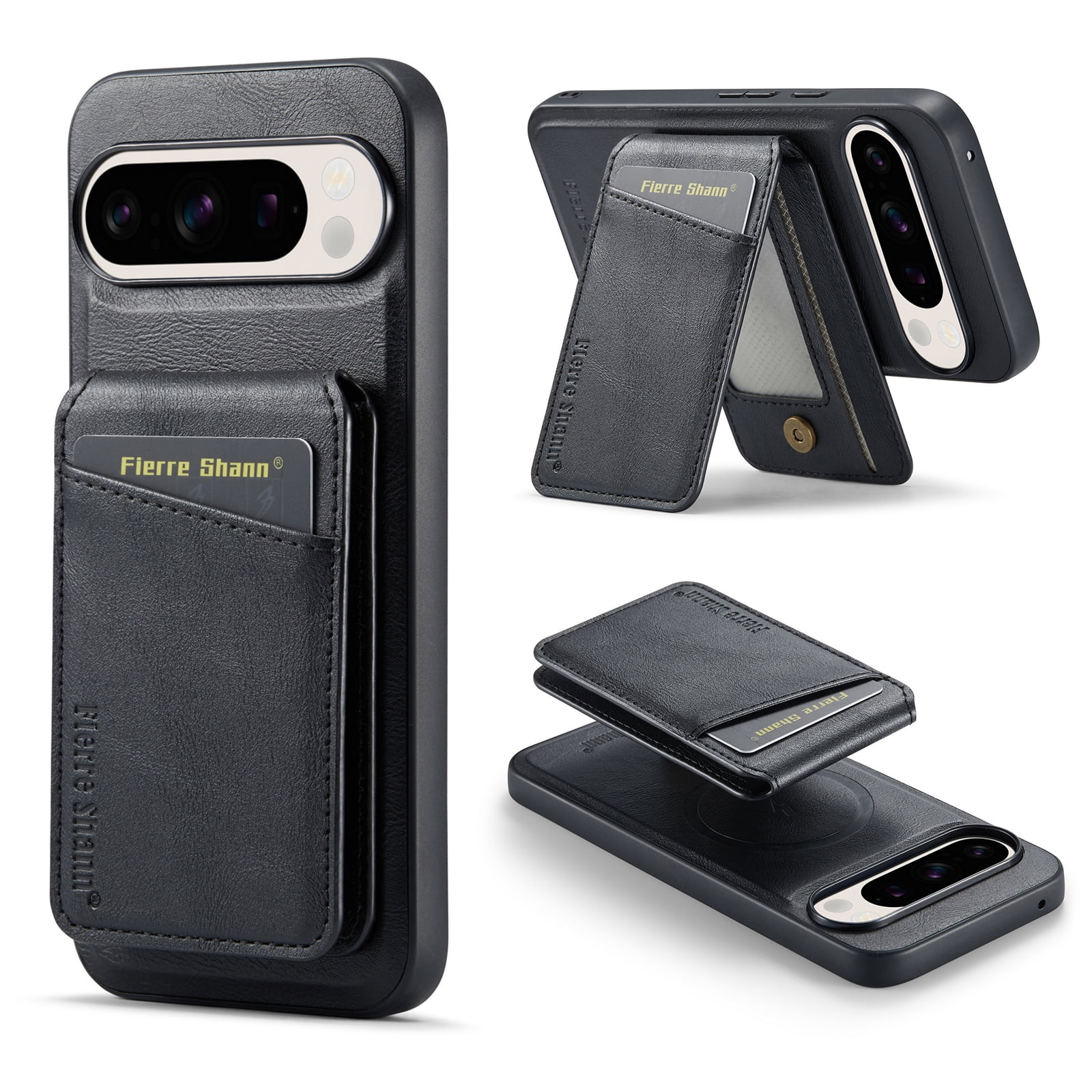 for Google Pixel 9 Case [Compatible with MagSafe] with Removable Card ...