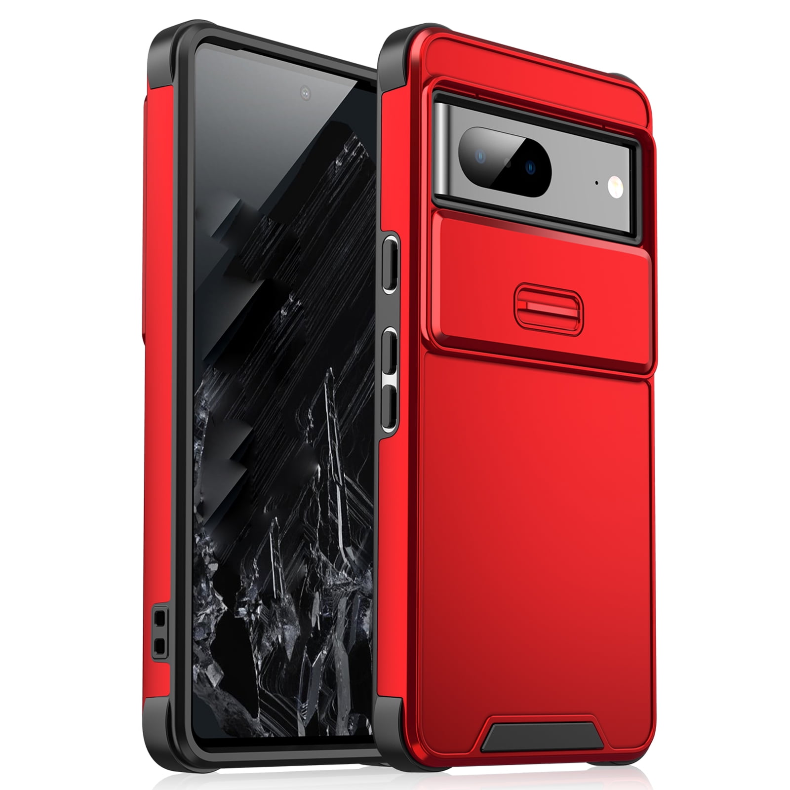 for Google Pixel 9 / 9 Pro 2-in-1 Phone Case, with Sliding Camera Lens ...