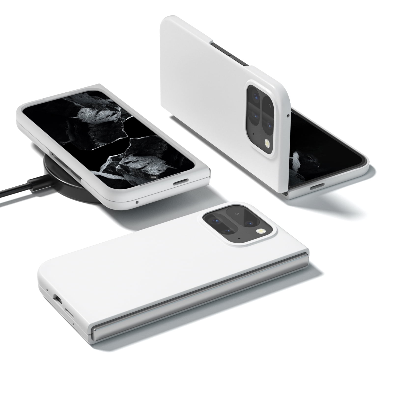 Google Pixel 9 Pro Fold Case with Hinge Protection, Liquid Silicone ...