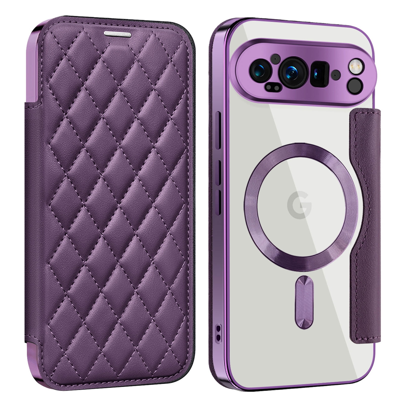 for Google Pixel 9 Pro XL Case Compatible with Magsafe, Slim Fit Flip ...