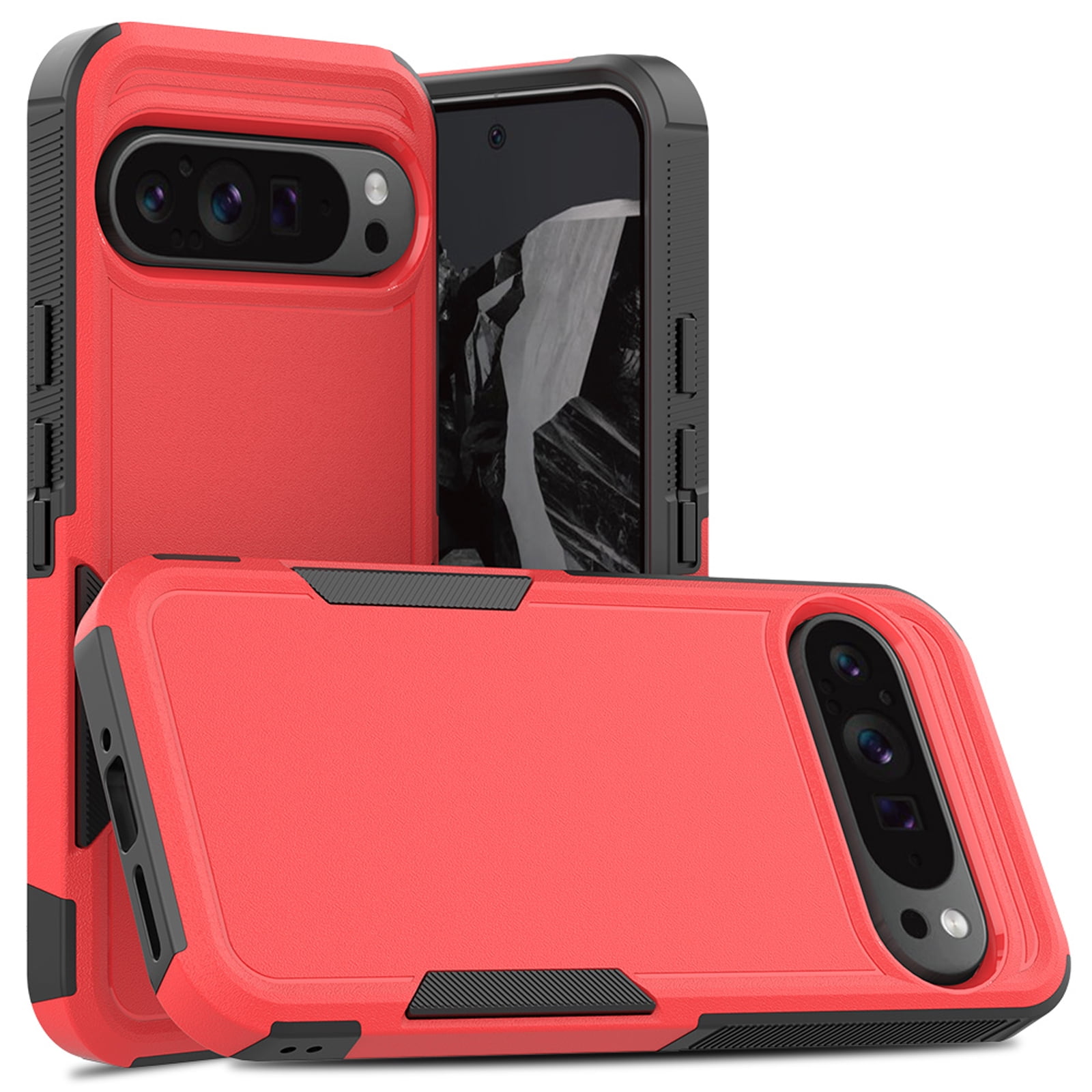 For Google Pixel 9 Pro XL Case,Heavy Duty Drop Protection Full Body ...