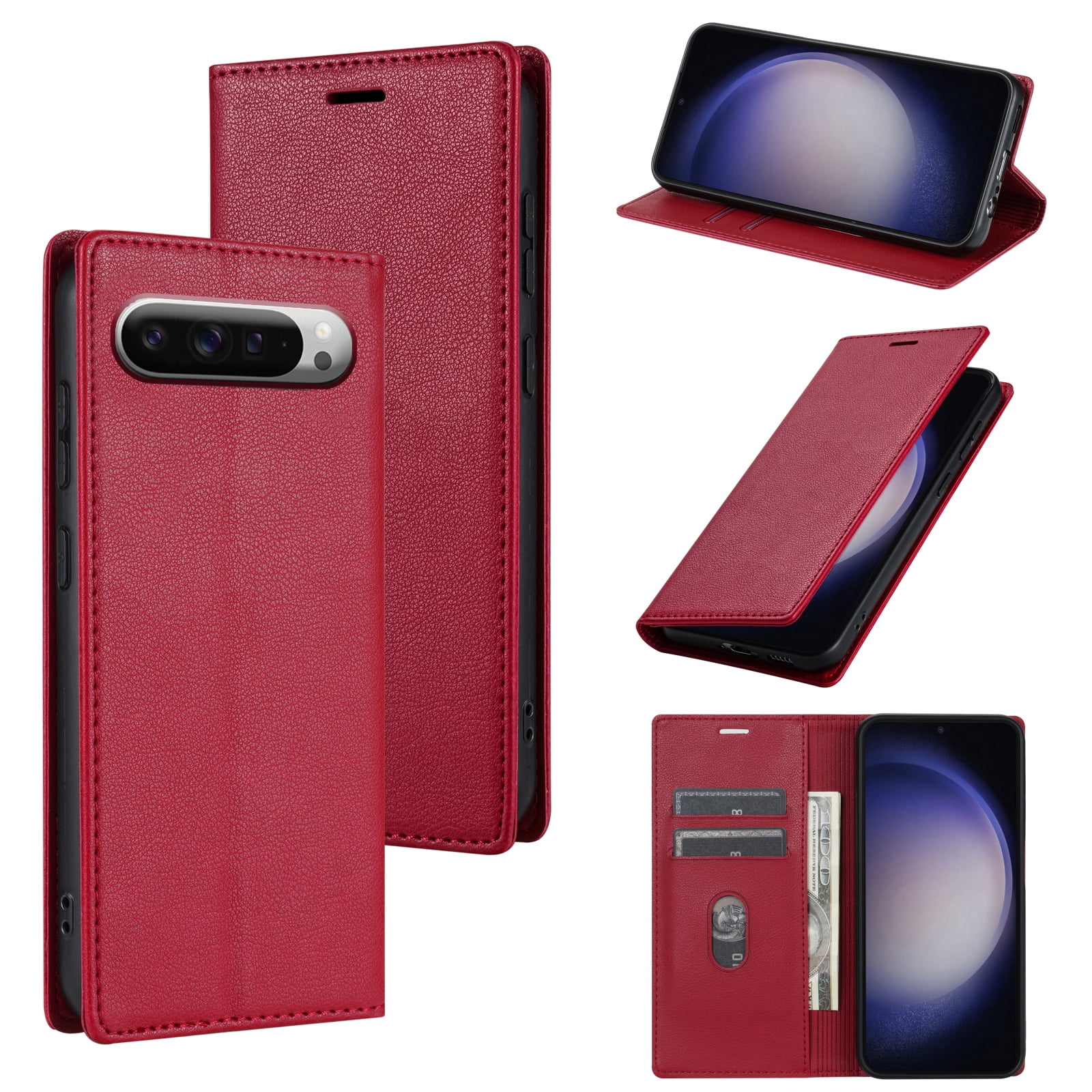 for Google Pixel 9 Pro XL Wallet Case with Credit Card Holder & Cash ...