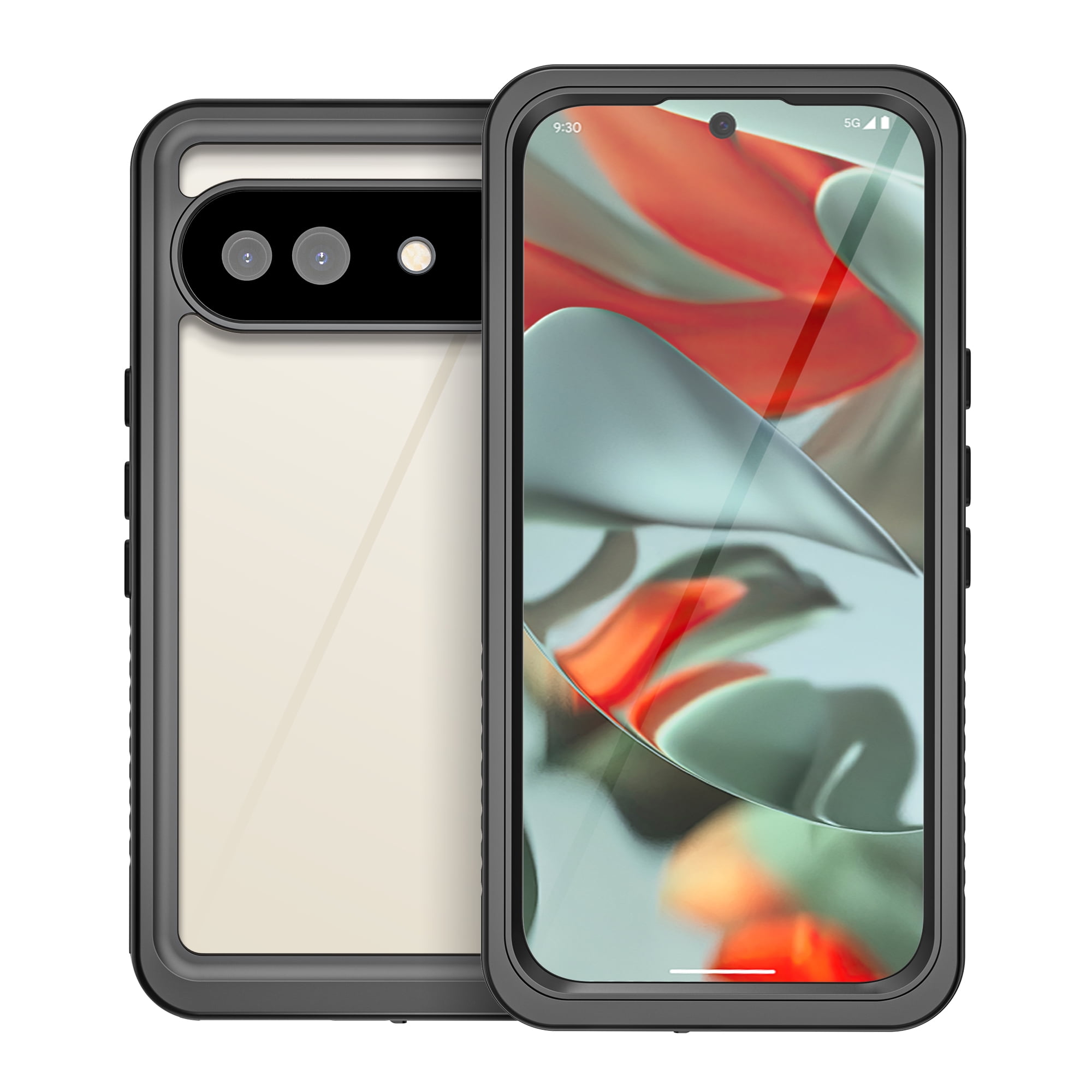 for Google Pixel 9A Case, IP68 Waterproof Dustproof, Built-in Screen ...