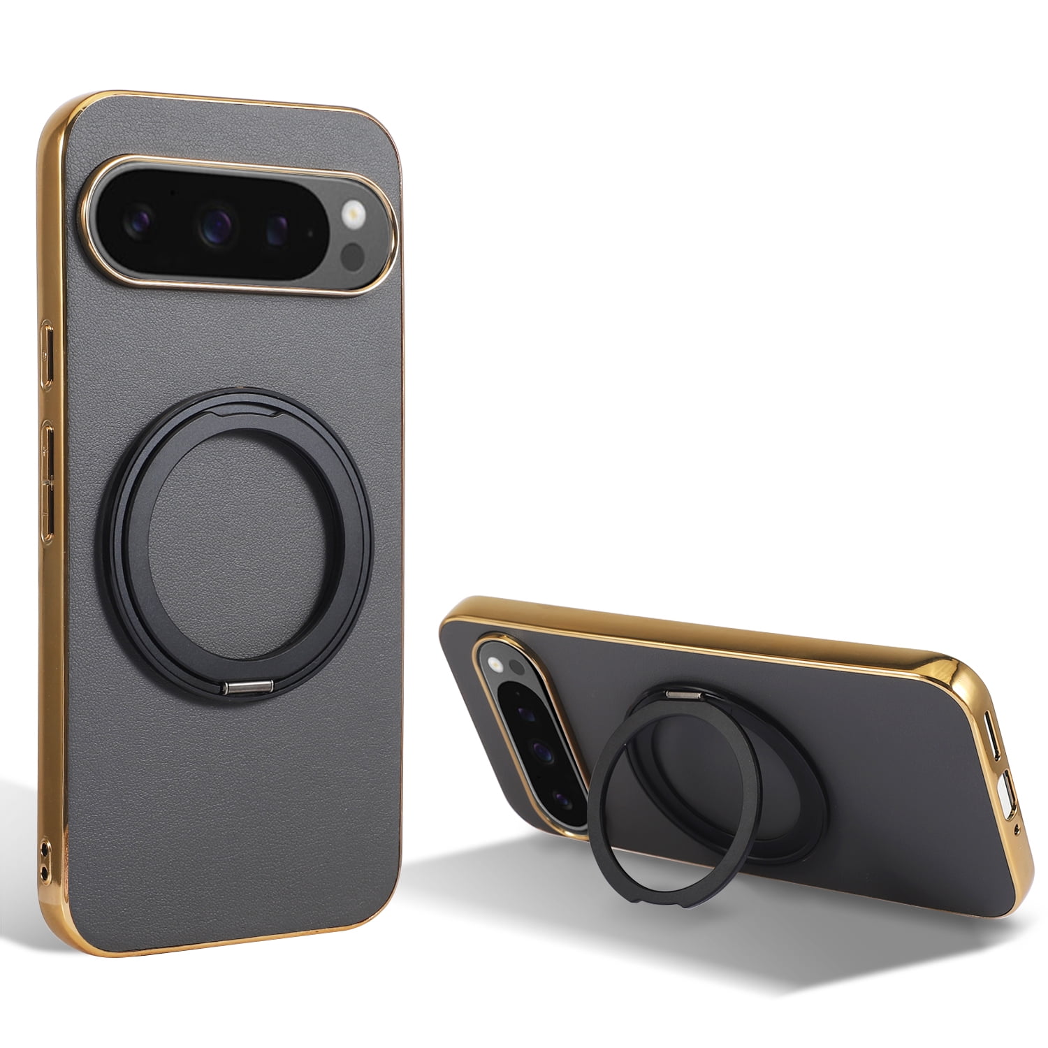 for Google Pixel 9A Magnetic Case with Invisible Ring Stand [Compatible ...