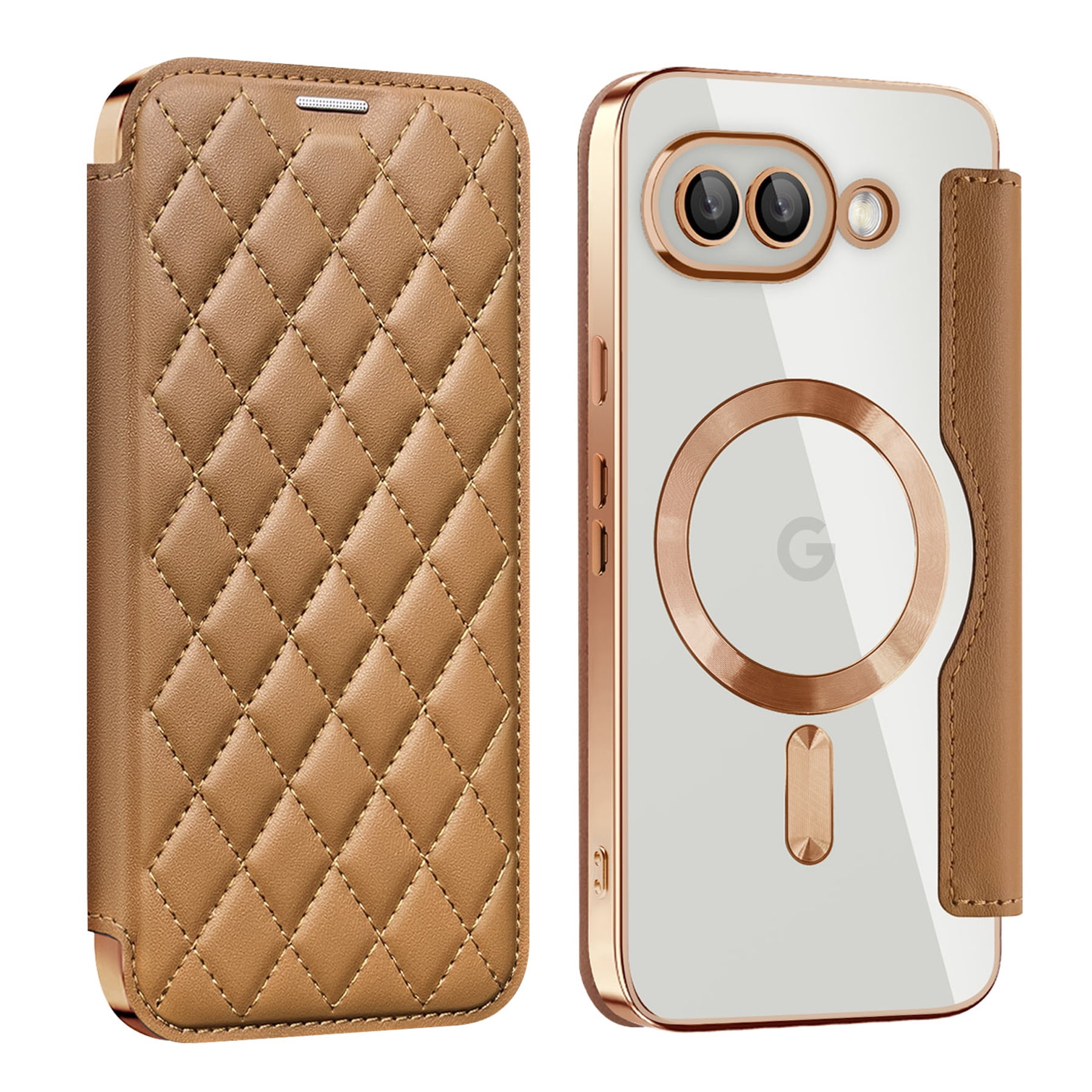 for Google Pixel 9a Case Compatible with Magsafe, Slim Fit Flip ...