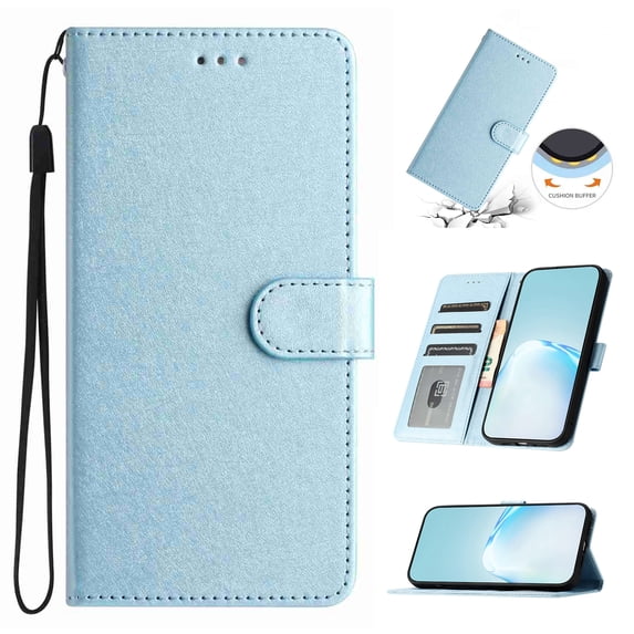 for Google Pixel 9a Wallet Case, Faux Leather Flip Folio Phone Cover ...