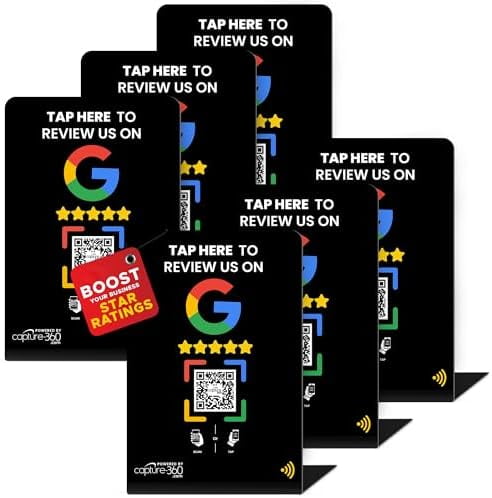 Google Review NFC & QR Tap Stand by , NFC Zappy Instant Review stand ...