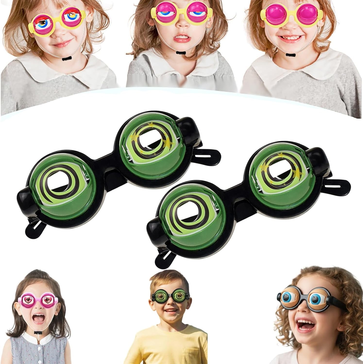 Googly Eye Glasses Novelty Shaking Eye Glasses Funny Eyeglasses with ...