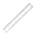15/20/30Cm Clear Plastic Ruler - Dual Metric & Imperial Measurement ...
