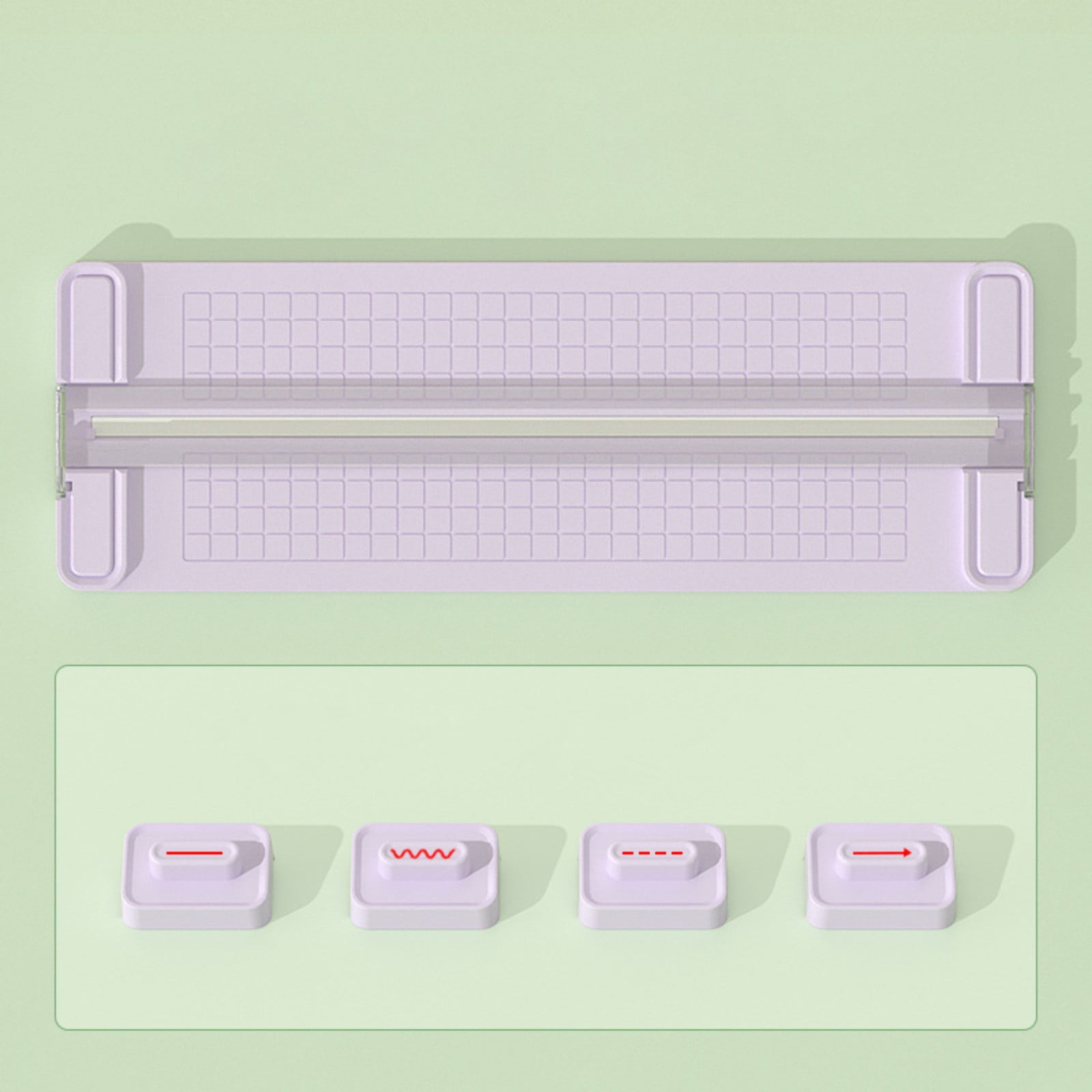 Goohaecommercial Grade Cutter, 4-In-1 Paper Cutter - Straight/Wavy ...