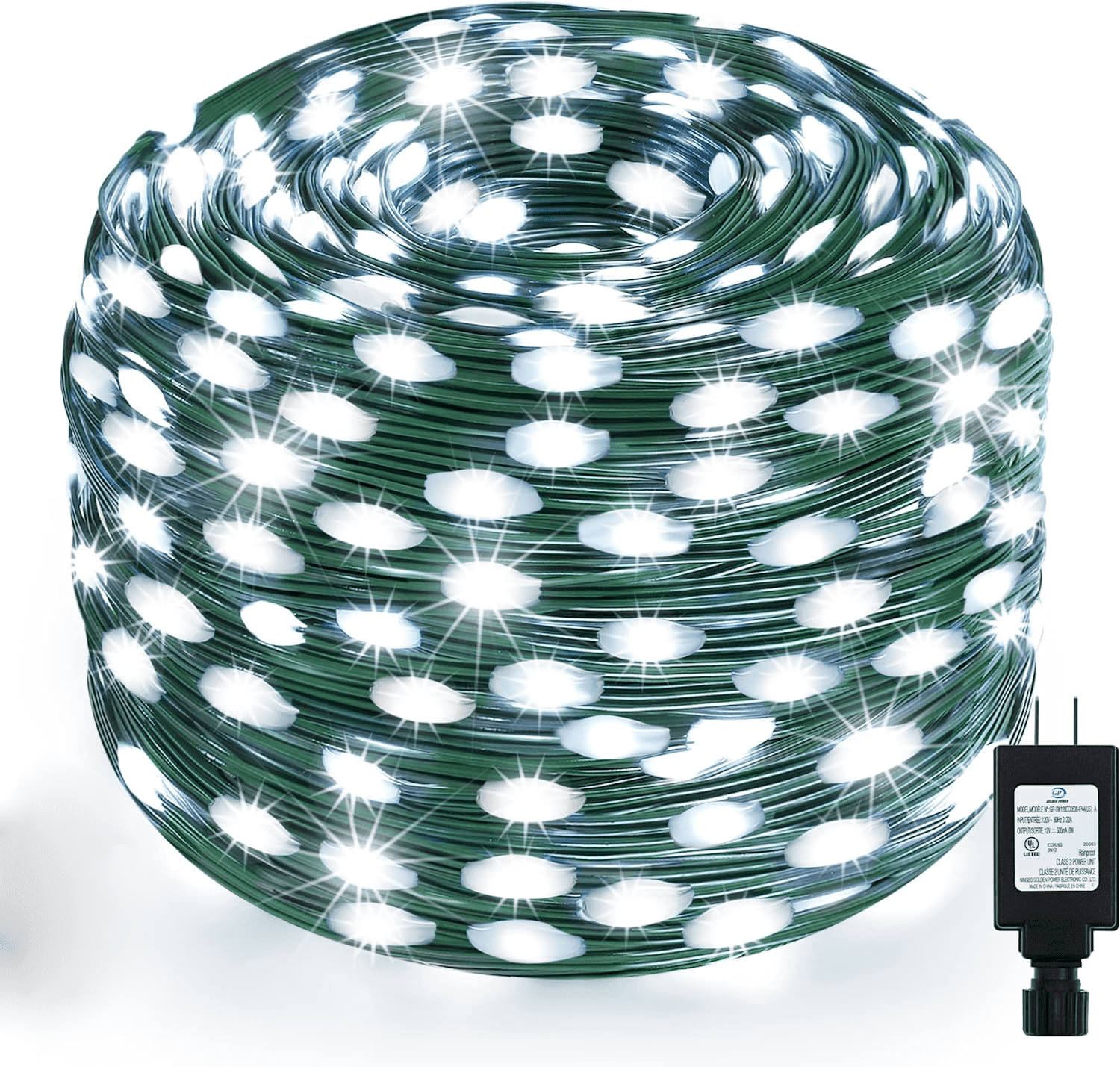 GooingTop 200 LED Christmas Outdoor Lights,Total 108ft Super Bright ...