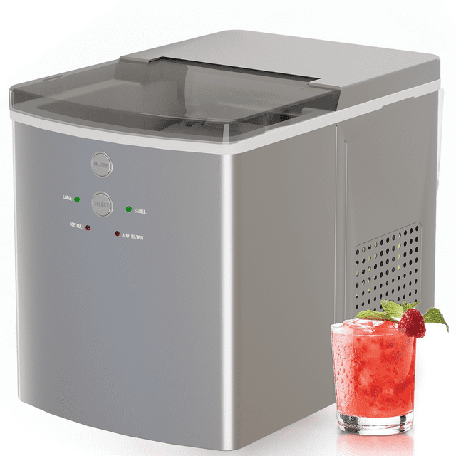 GooingTop Ice Makers Countertop,35Lbs/24H Portable Ice Maker Machine ...