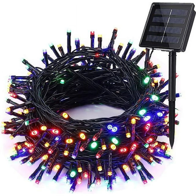 GooingTop Solar 160LED 52.3ft Outdoor String Lights for XMAS, Garden ...