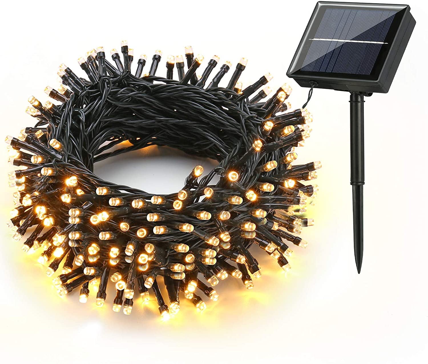 GooingTop Mini Decor Solar Powered Party Lights, 83.5ft Copper LED ...