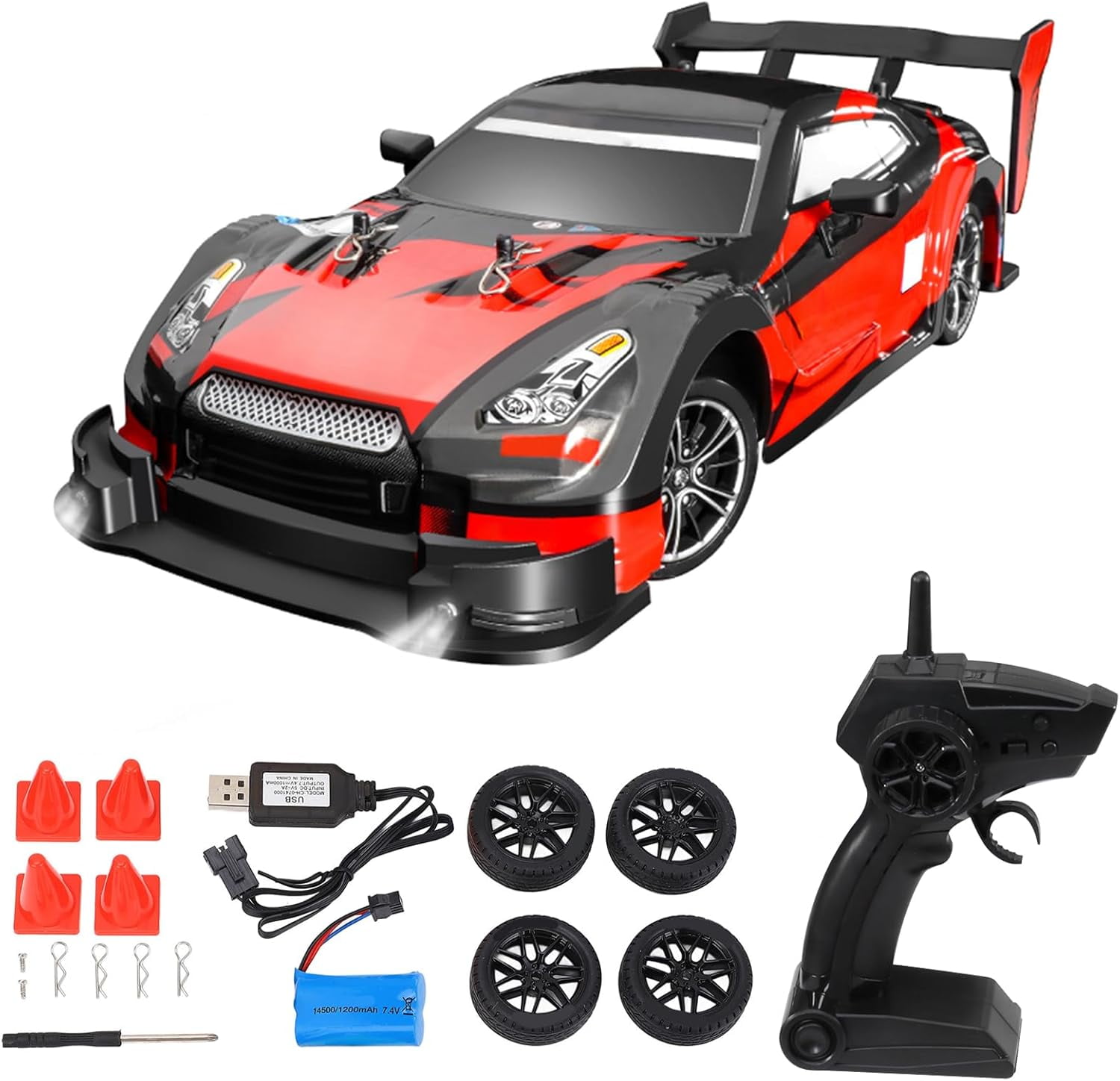 GoolRC RC Drift Cars, 1/16 Remote Control Car 2.4GHz 4WD 30km/h High ...