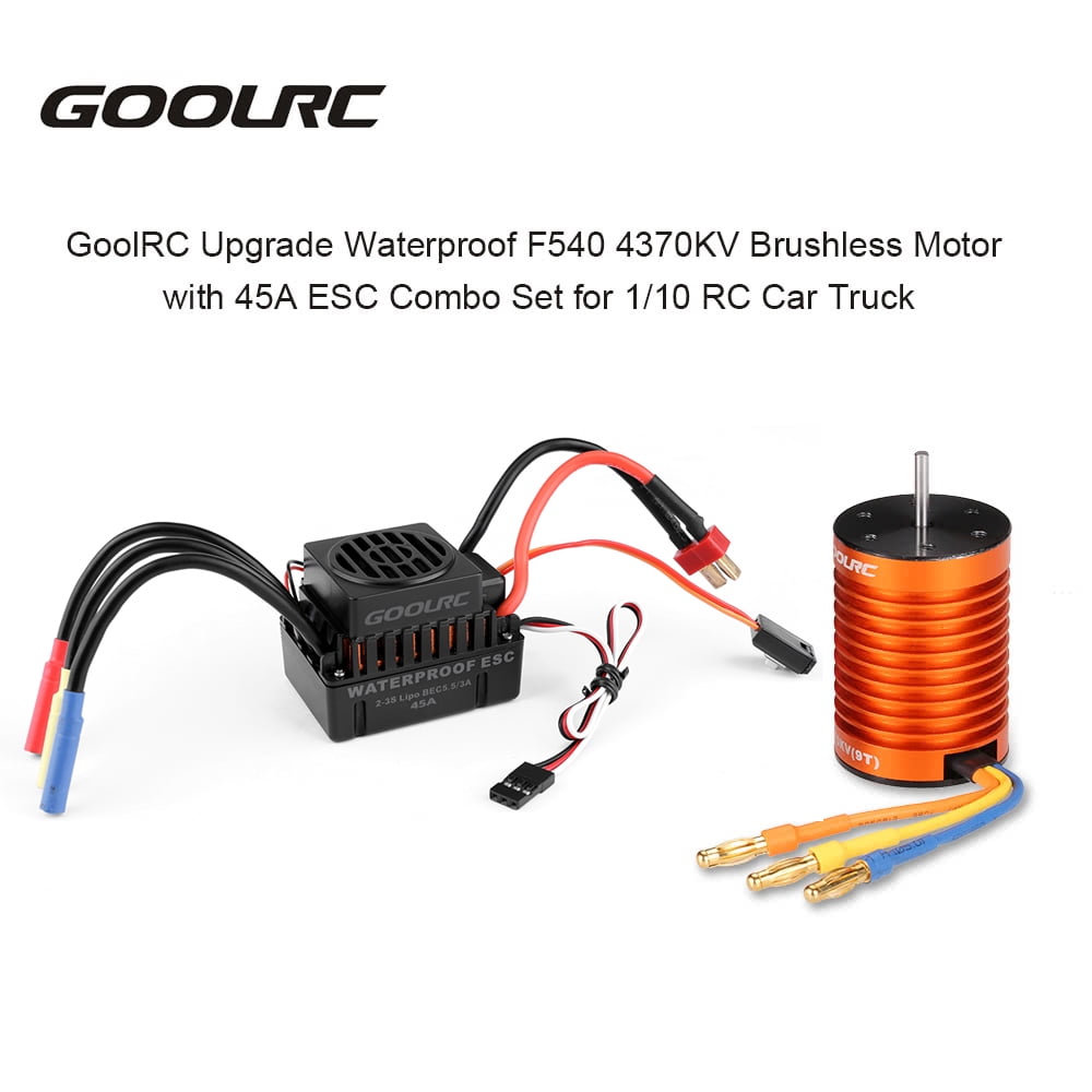 GoolRC Upgrade Waterproof F540 4370KV Brushless Motor with 45A ESC ...