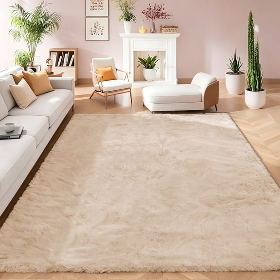 Large Plush Living Room Rugs in Multiple Colors for Cozy Home Decor