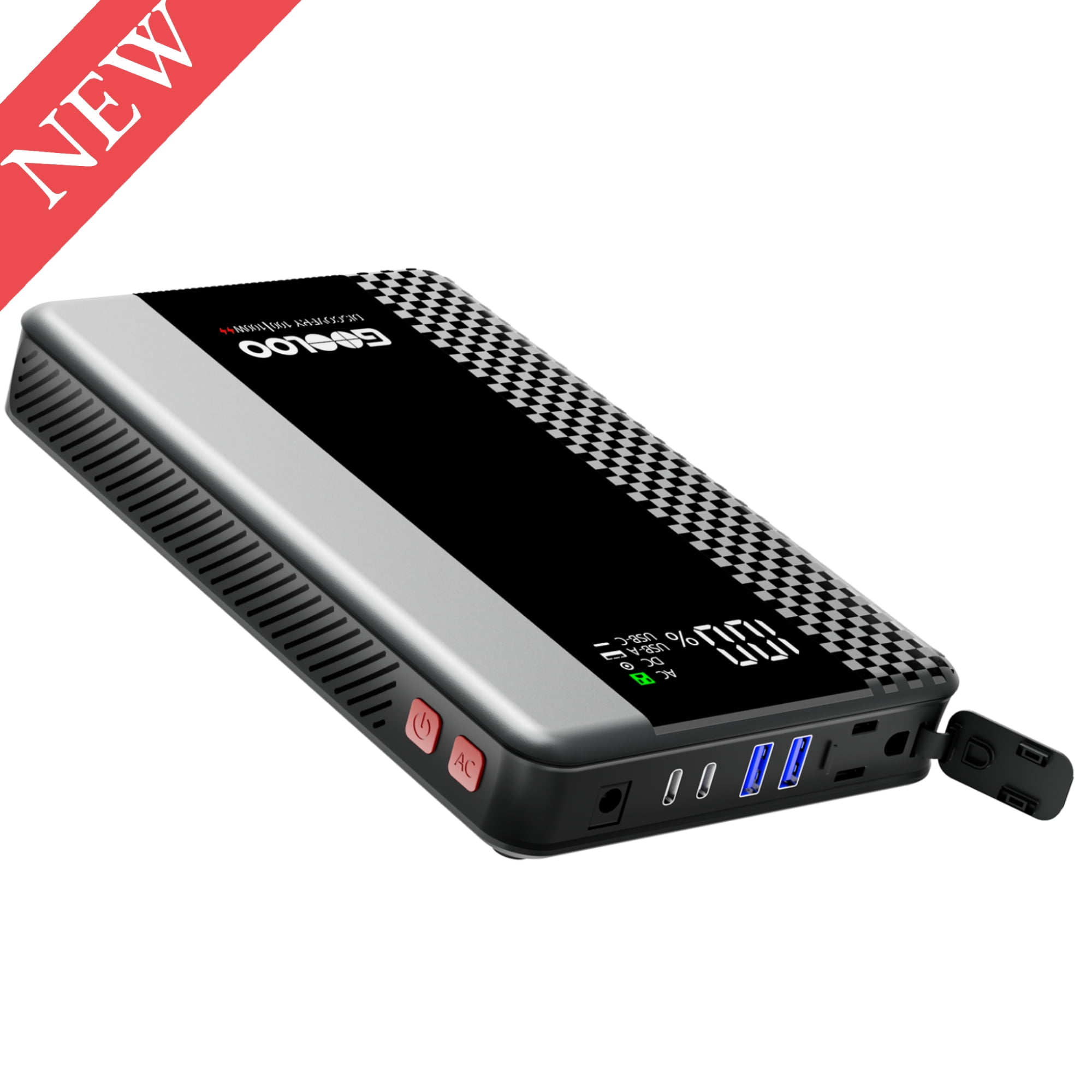 GOOLOO Discovery 100 Portable Power Station – 99.9Wh, 100W AC Output ...