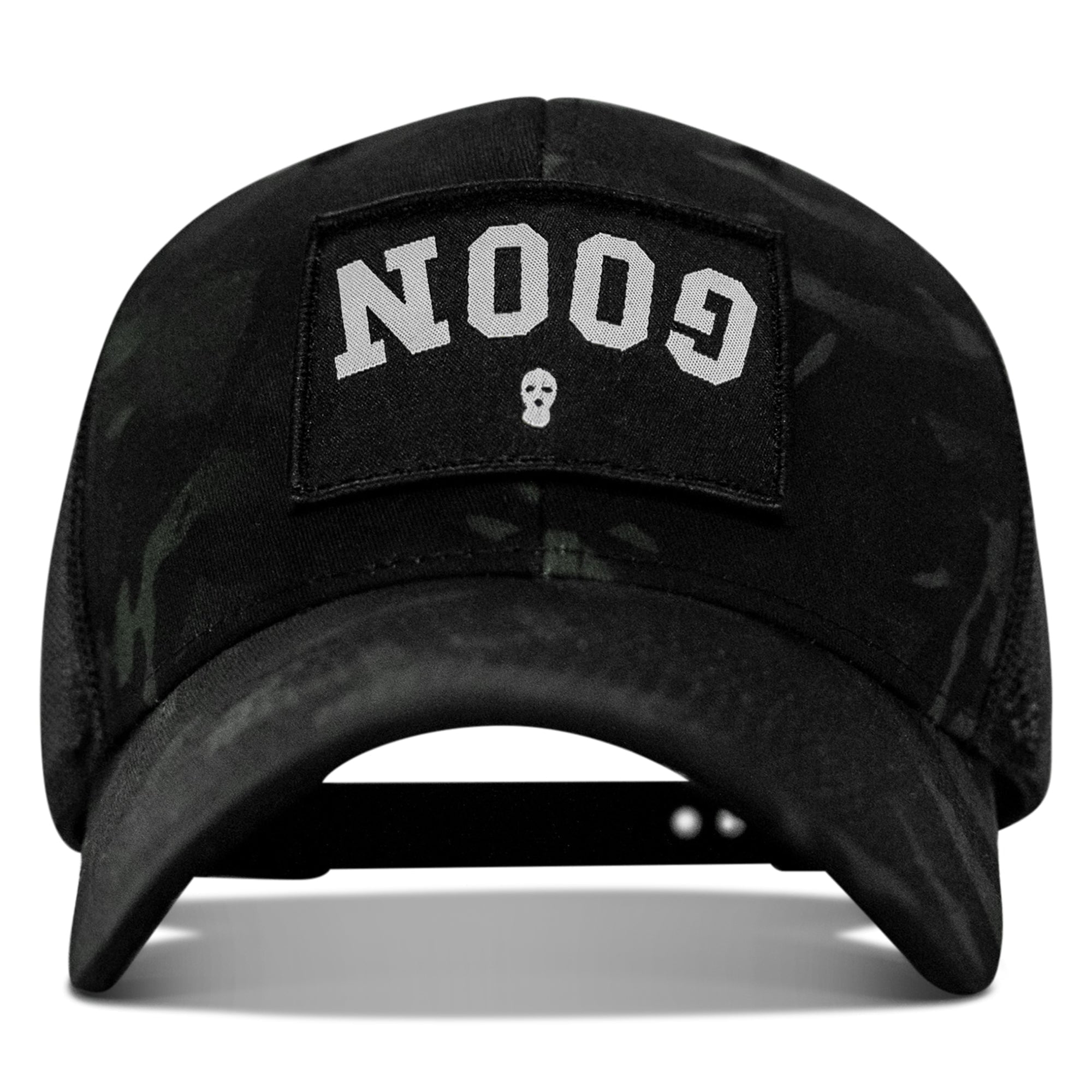 Premium Mid-Profile Snapback Hat – Combat Iron Style, BDU Camo / Black ...