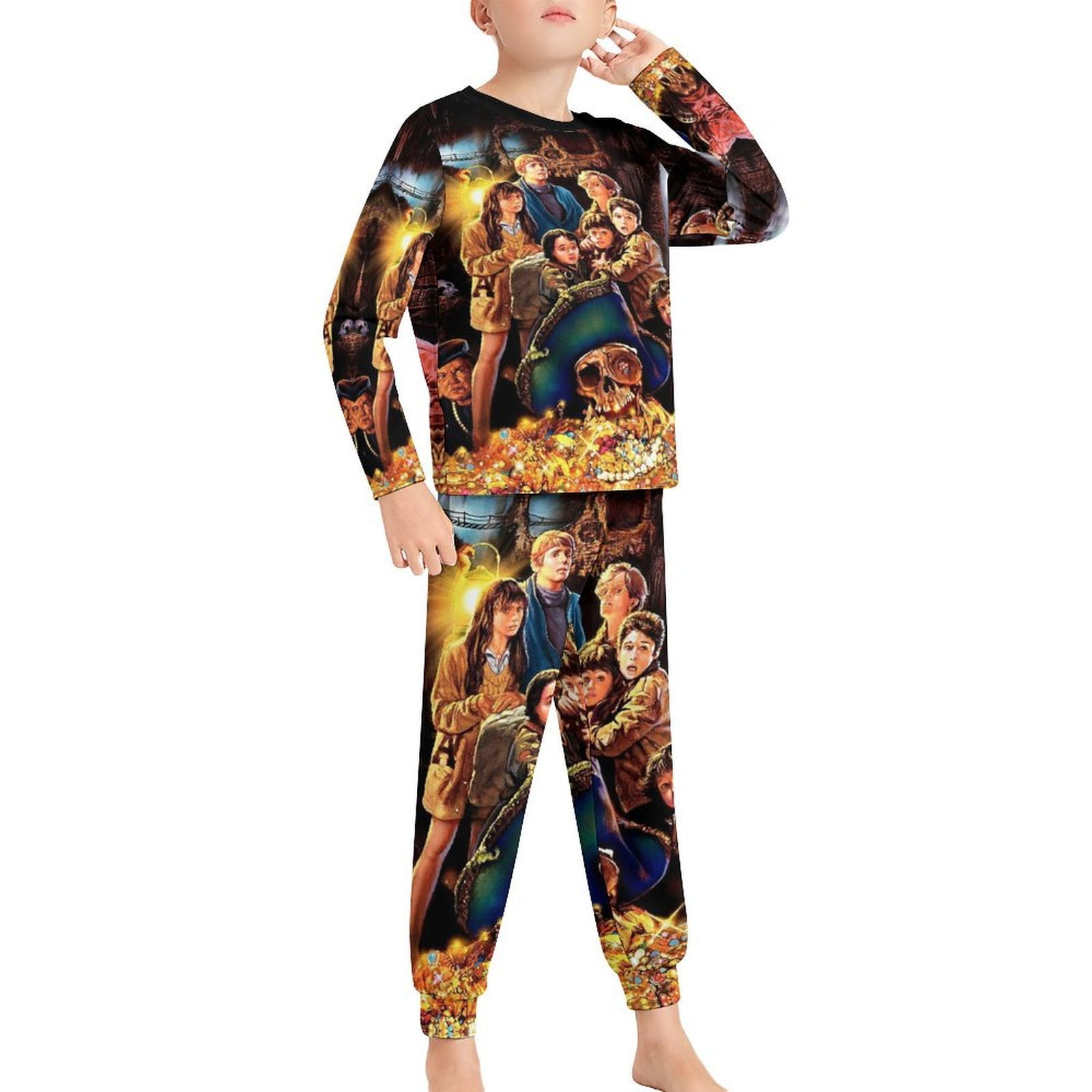 Gooni-,e Costumes T Shirt Set Crewneck Tee Shirt Pants Set Cartoon ...