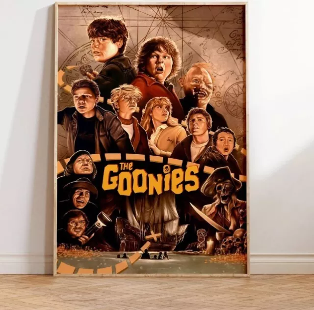 The Goonies Movie Poster - Classic 80S Adventure Film Wall Art 1 NO FRAMED POSTER, Home Decor ...