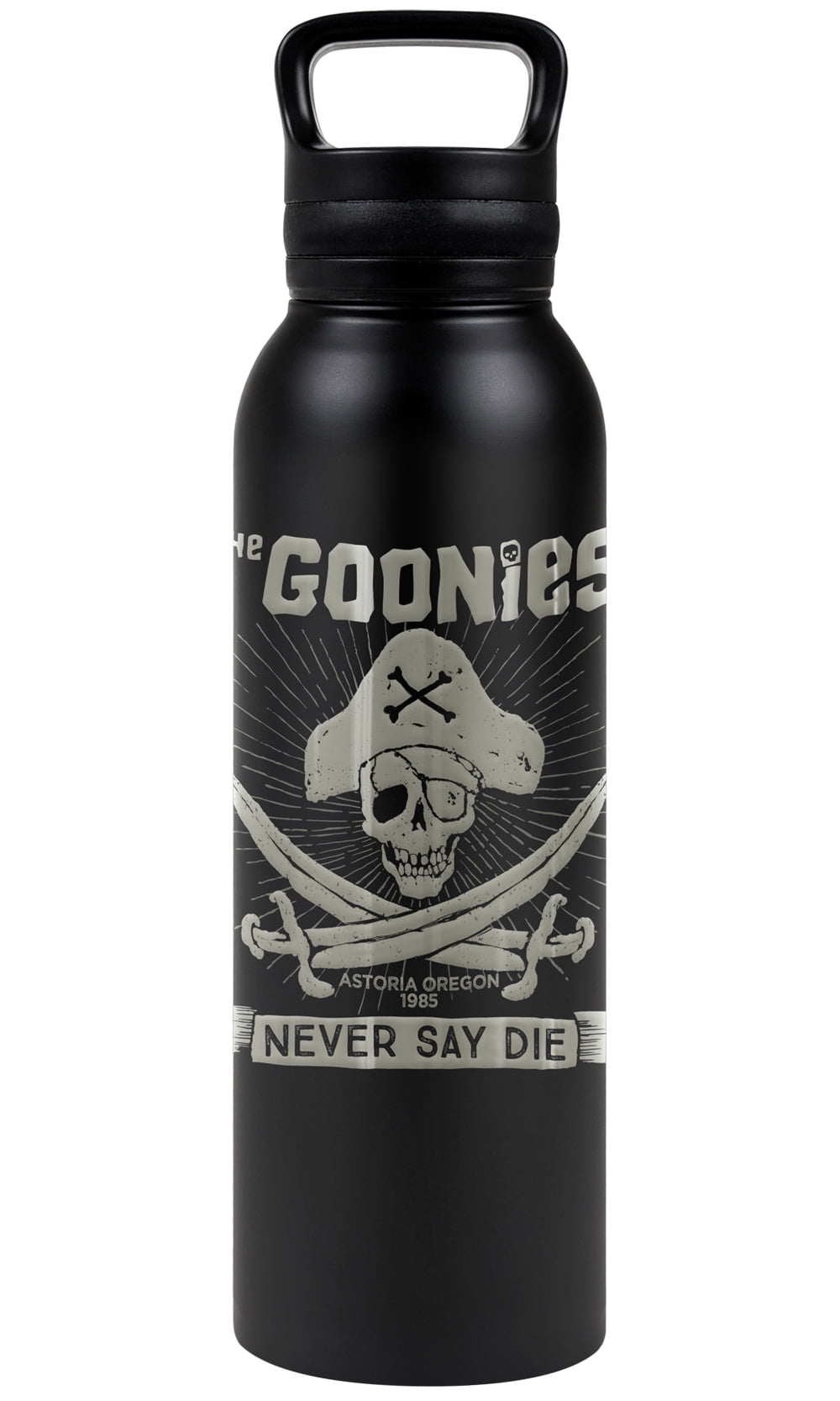 Goonies Official Never Say Die 24 oz Insulated Canteen Water Bottle ...