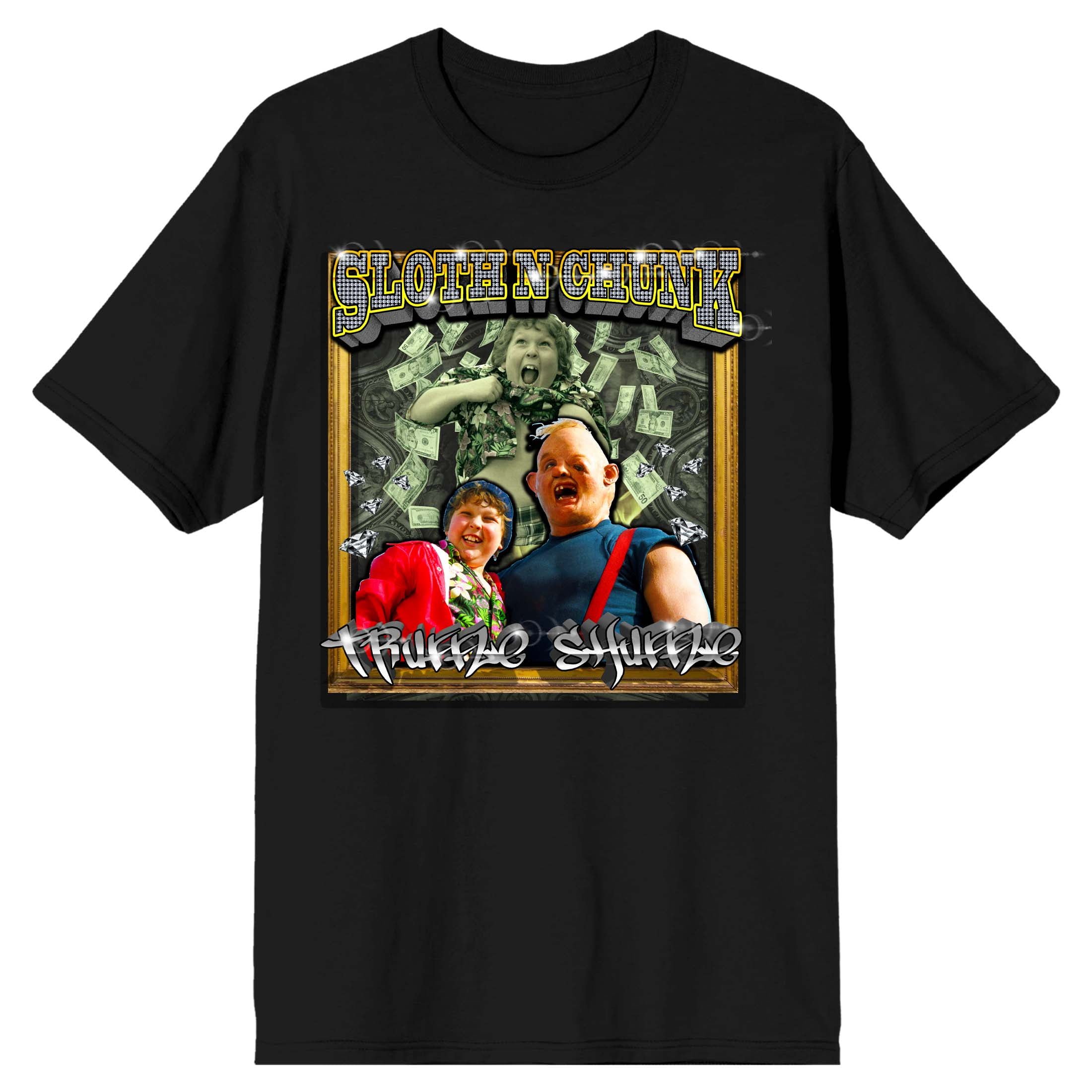 Goonies Sloth And Chunk Truffle Shuffle Men's Black T-shirt-Medium ...