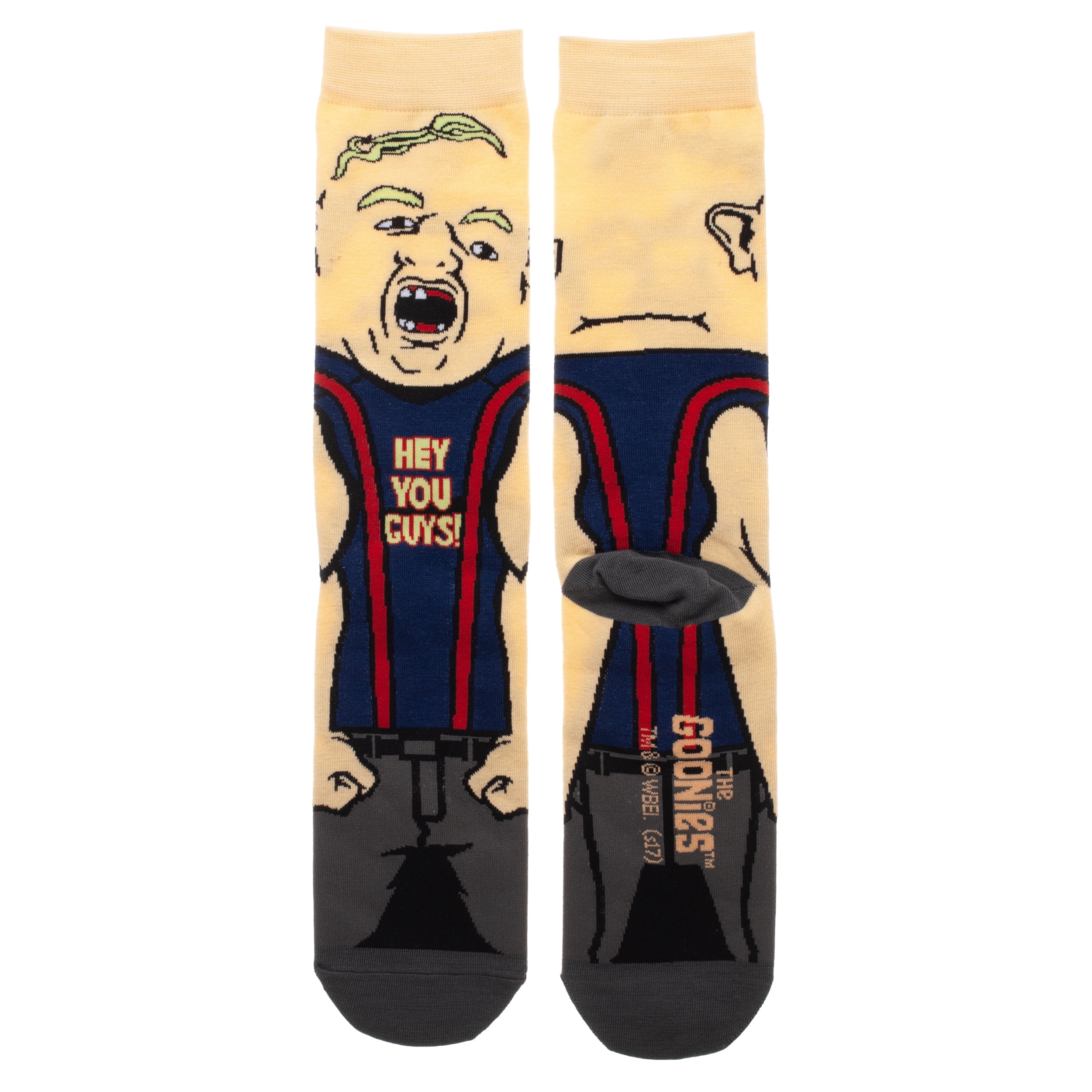 Goonies Sloth Hey You Guys 360 Character Crew Socks for Men - Walmart.com