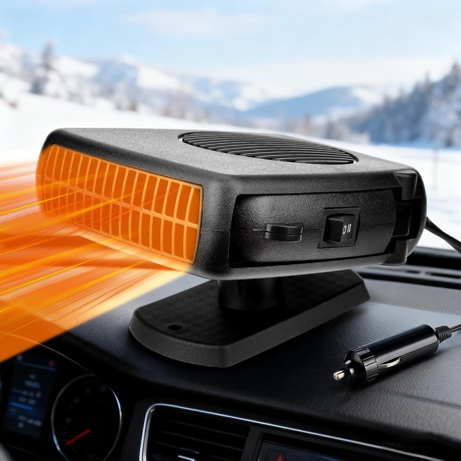 Gooowood 12V Portable Car Heater Vehicle Heating & Defrosting Device ...