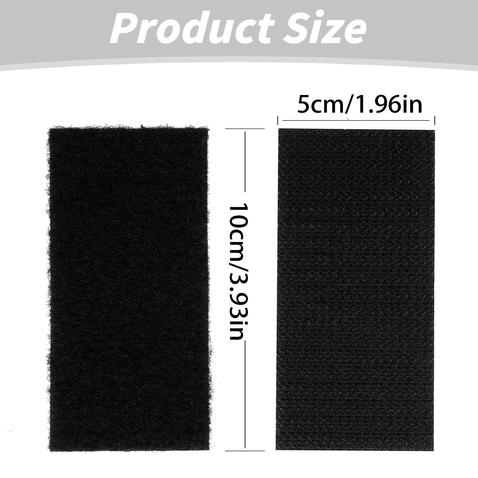 Gooowood 5cm*10cm Double Adhesive Square And Loop Tape For Back ...