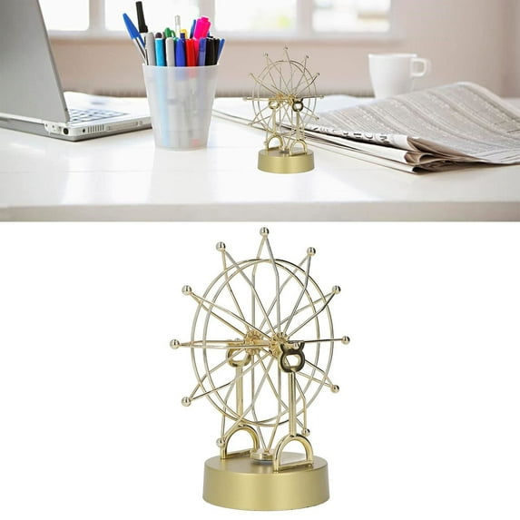 Gooowood Ferris Wheel Perpetual Motion Machine Gold Shelf Decor With ...