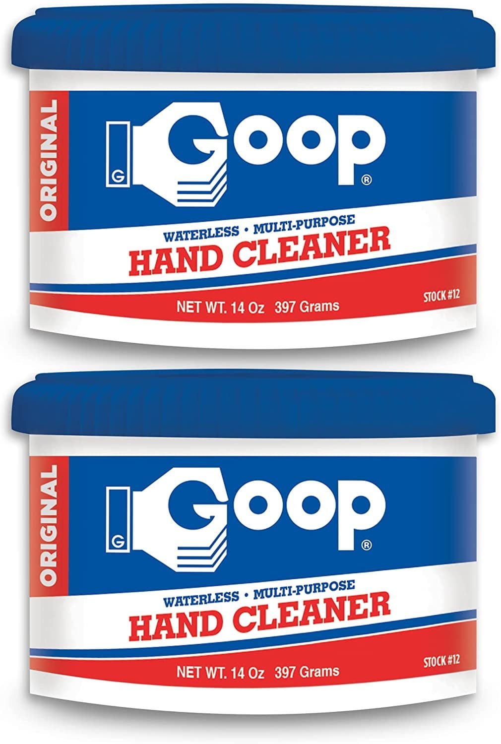 Goop Multi-Purpose Hand Cleaner - Waterless Hand Degreaser and Laundry ...