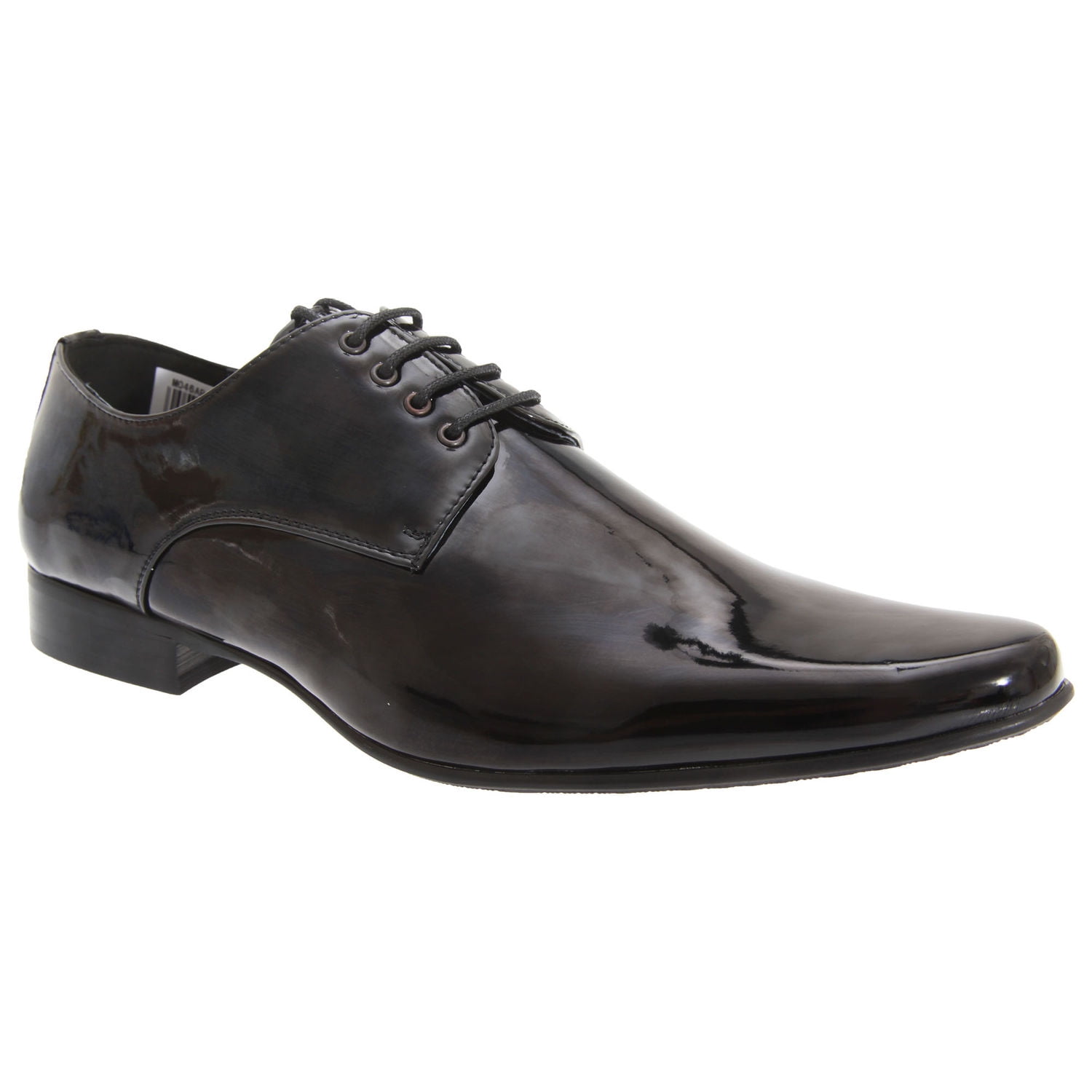 Goor Mens Patent Leather Lace-Up Chisel Toe Gibson Dress Shoes ...