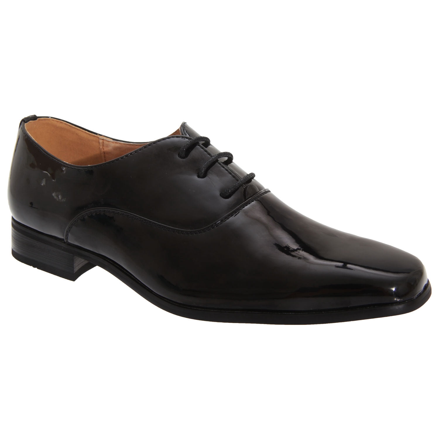 Goor Older Boys Patent Leather Lace-Up Oxford Tie Dress Shoes - Walmart.com