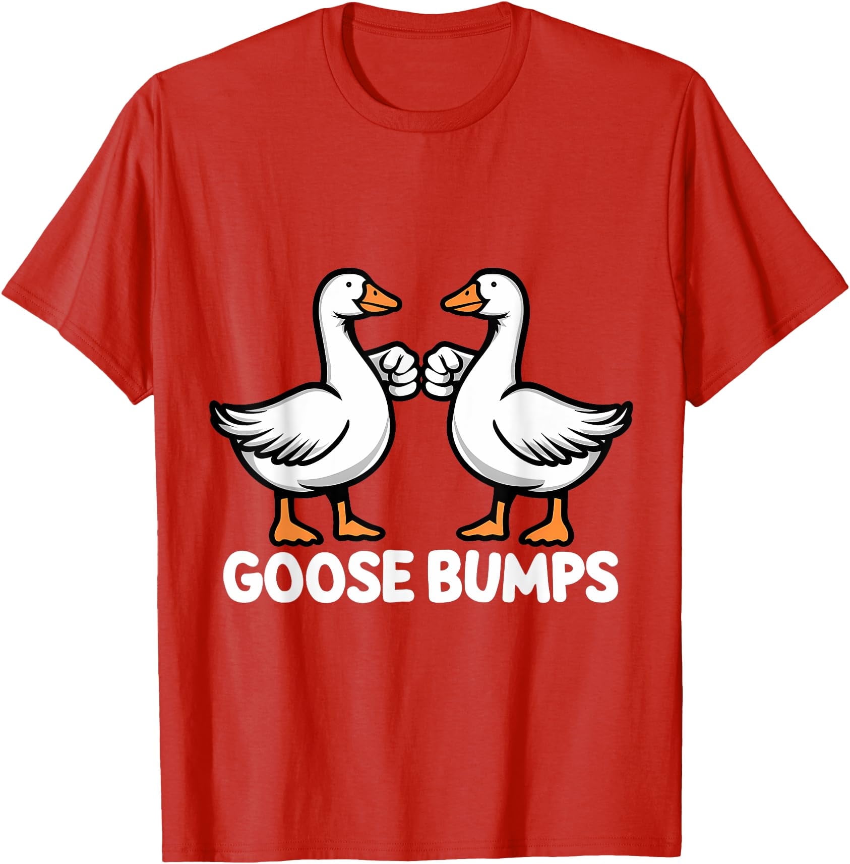 Goose Bumps Funny Pun Goosebumps Geese Humor Softstyle Unisex T-Shirt ...