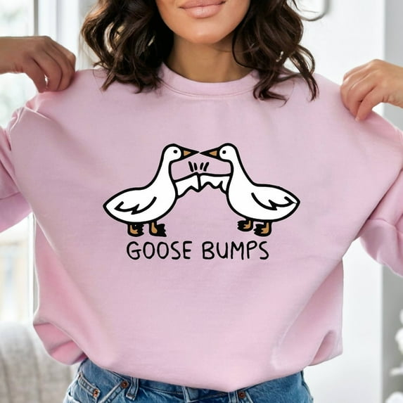 Goose Bumps Sweatshirt: Preppy Goose Shirt Sweatshirt All Size S-5XL ...