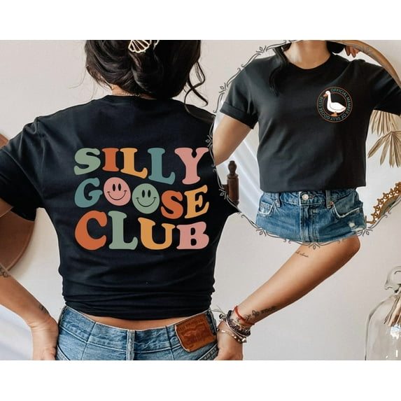 Goose Club Unisex T-Shirt: Front & Back Print Tshirt All Size S-5XL ...