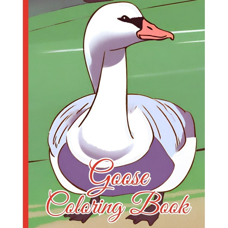 coloring book goose