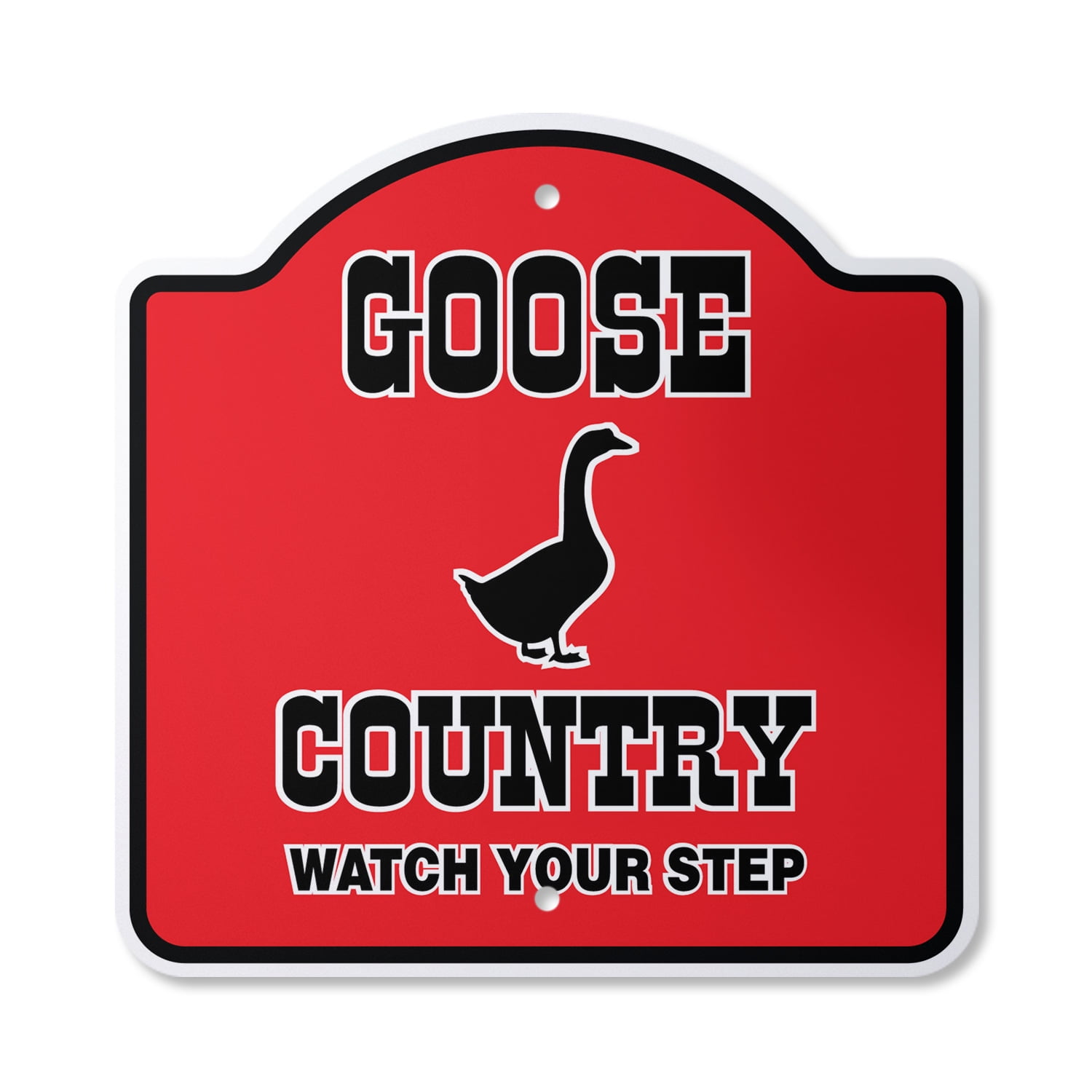 Goose Country 12" X 12" Sign | Indoor/Outdoor Plastic | SignMission ...