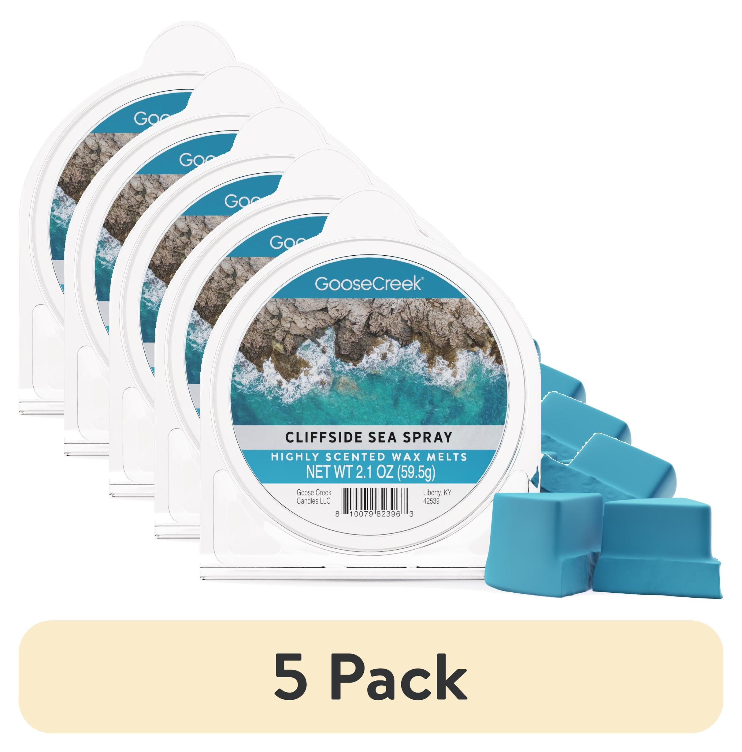 (5 pack) Goose Creek, Cliffside Sea Spray Scent Wax Melt, 2.1oz, Fresh ...