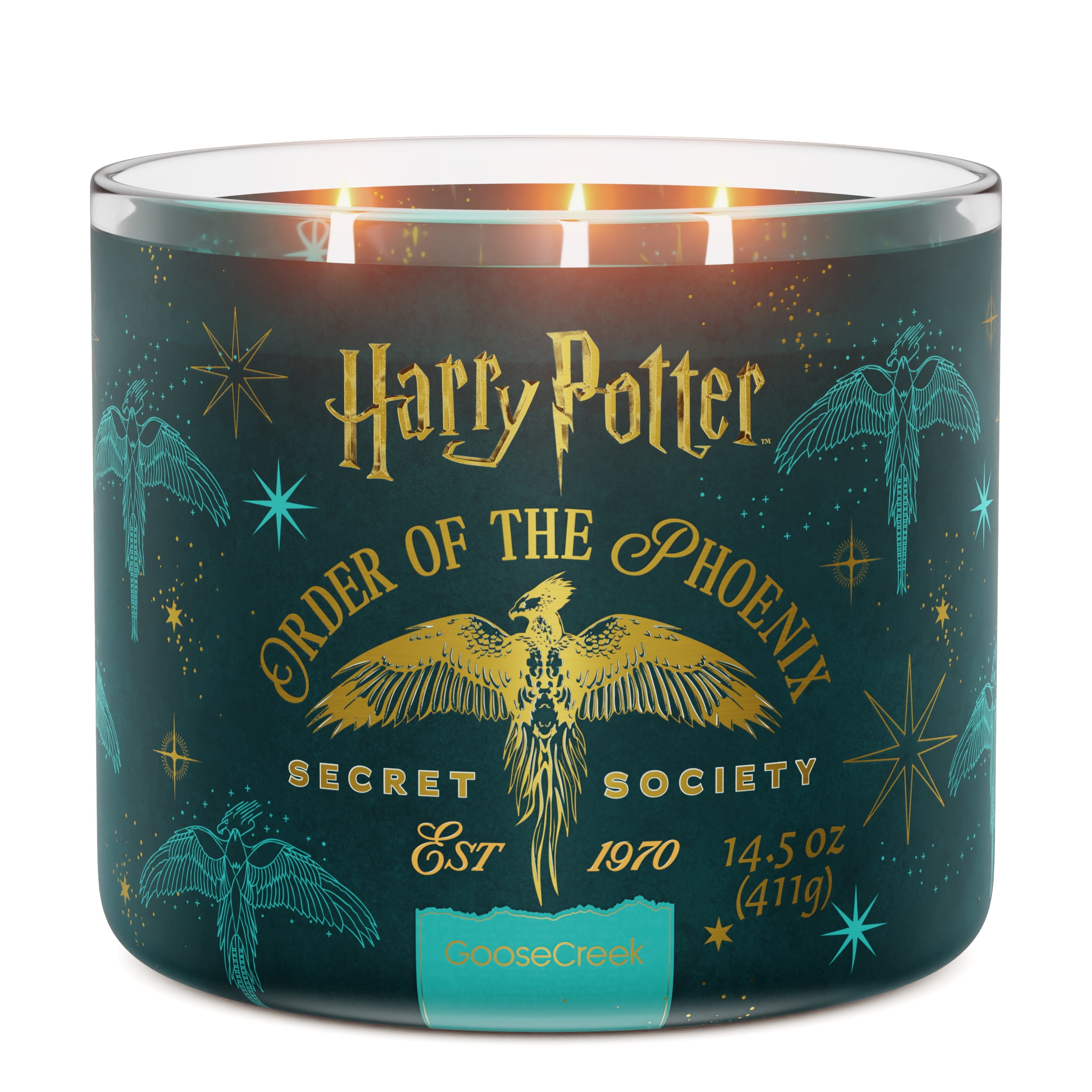 Goose Creek Harry Potter Order of the Phoenix 3-wick White Sandalwood ...