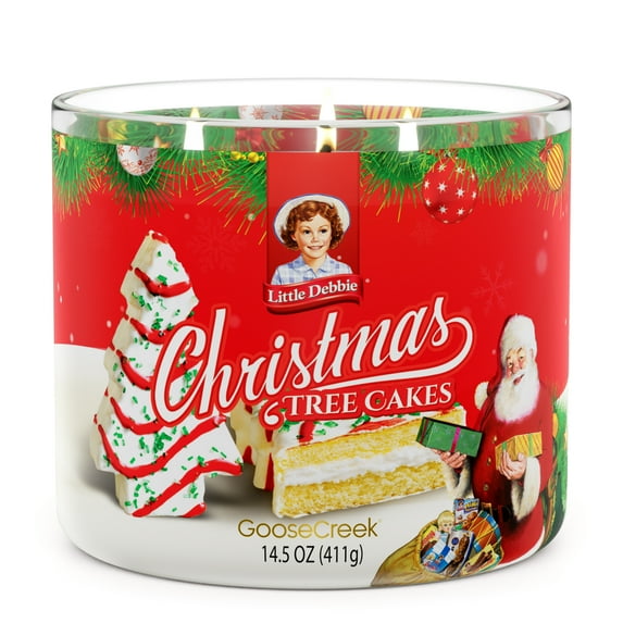 Goose Creek 3-Wick Little Debbie Christmas Tree Cakes Scented Jar ...