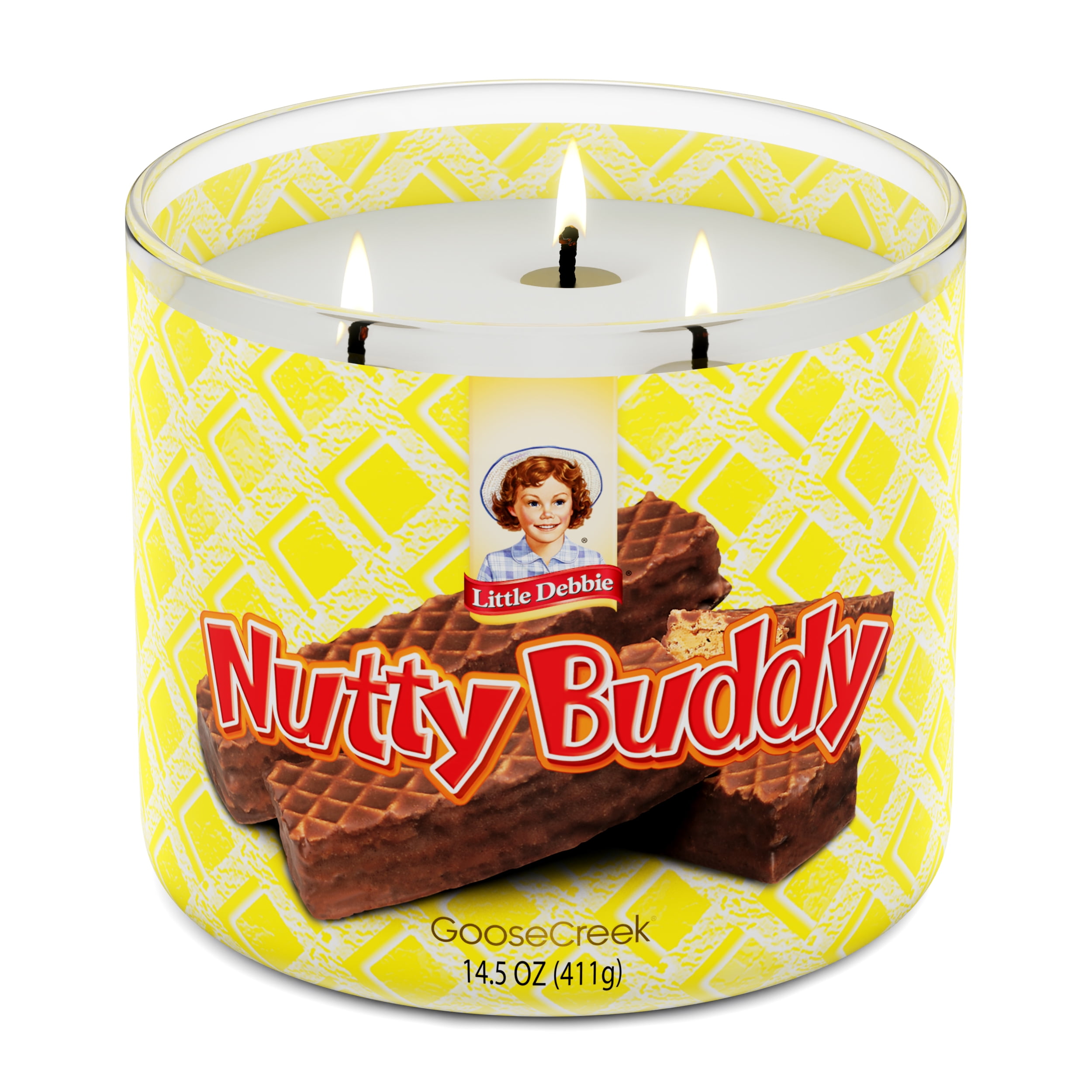 Goose Creek Little Debbie Nutty Buddy Scented 3-Wick Jar Candle 14.5oz ...
