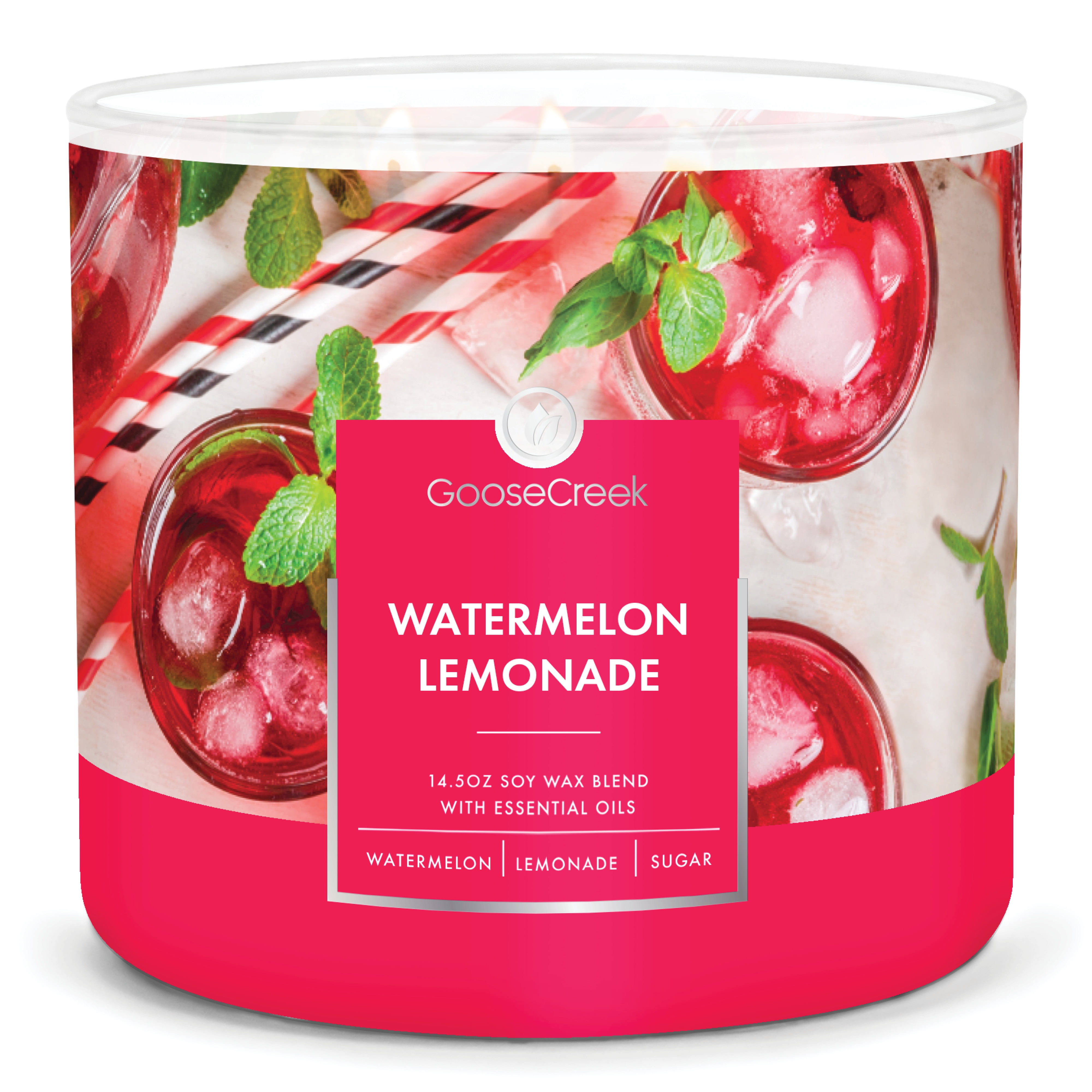 Goose Creek, Watermelon Lemonade Scented 3 Wick Jar Candle, 14.5oz ...